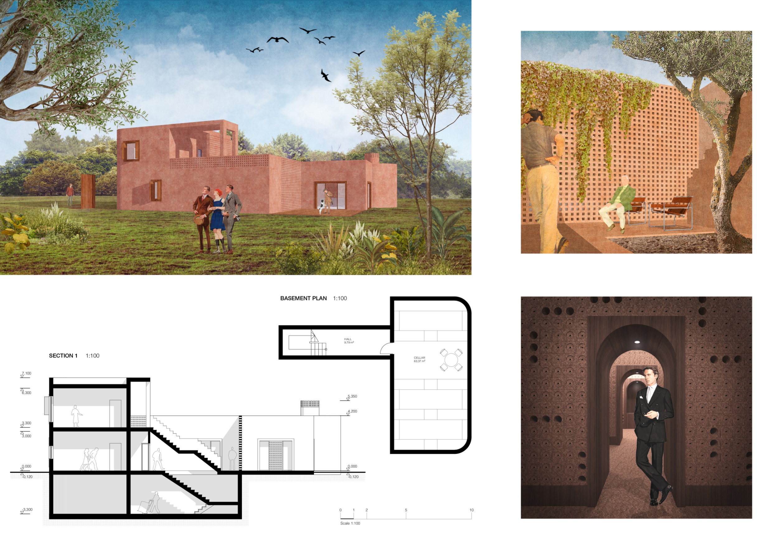 Architecture project // Perforated Brick Walls Enhance Airflow and ...