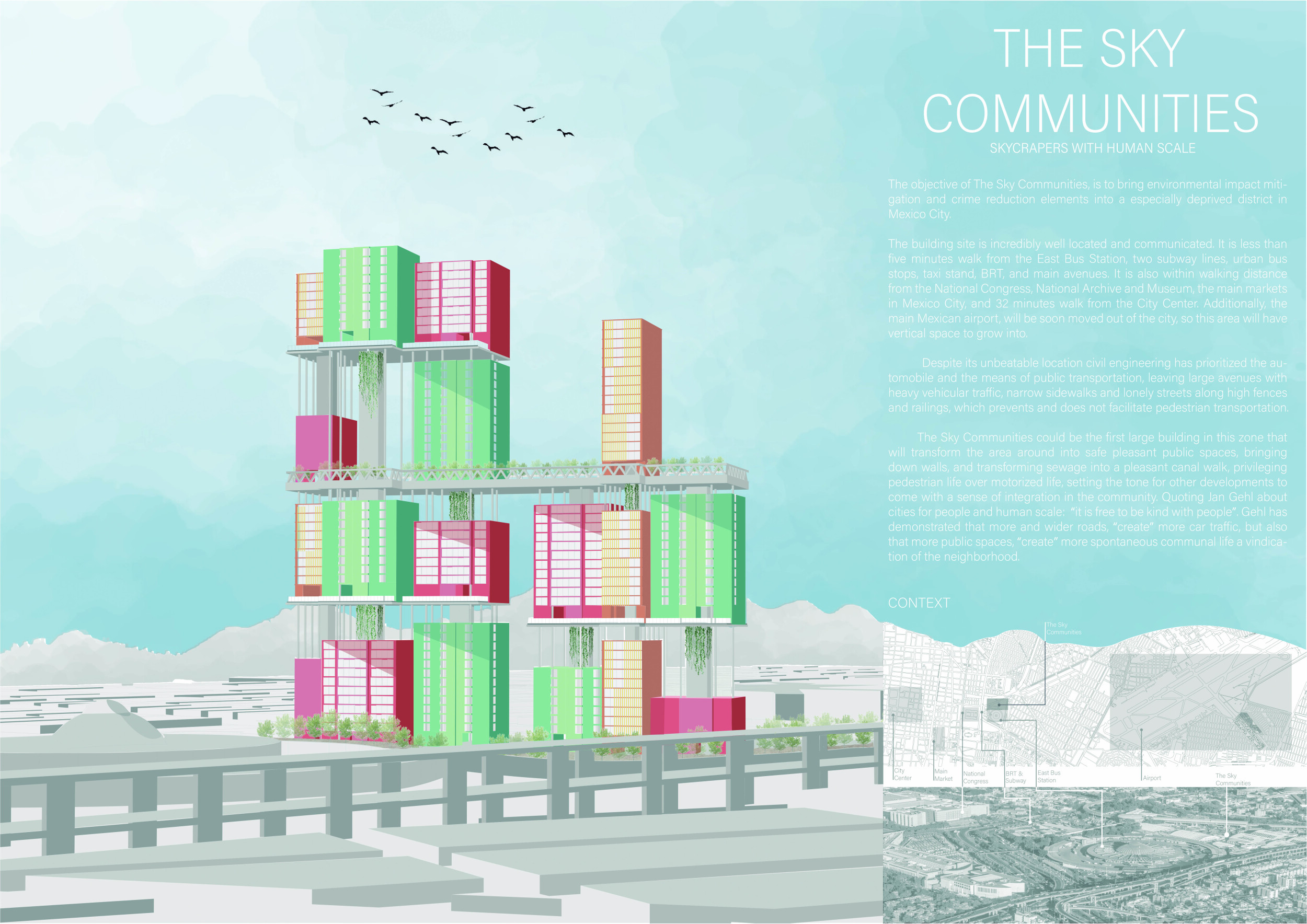 Architecture project // Elevated Communal Spaces Transforming Urban ...