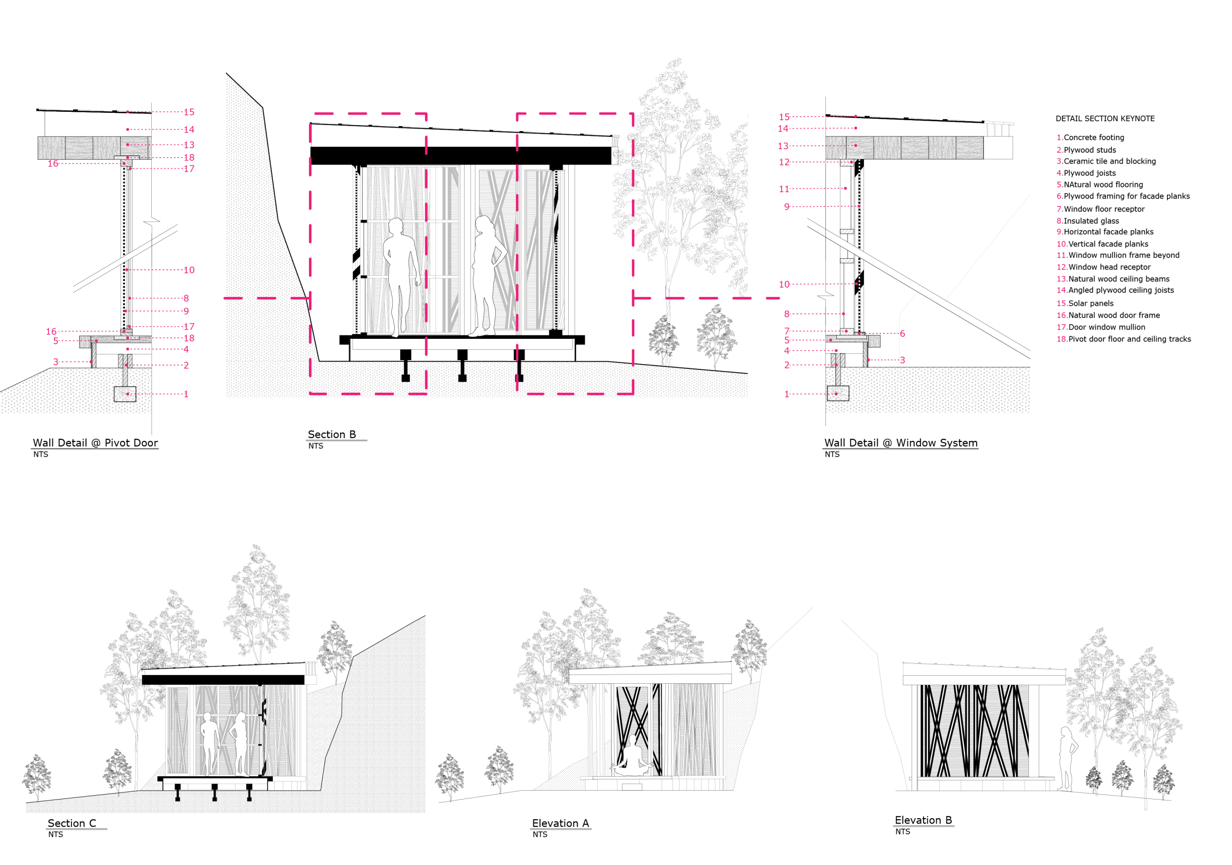 Architecture project // Elevated Meditation Cabin with Pivoting Doors ...