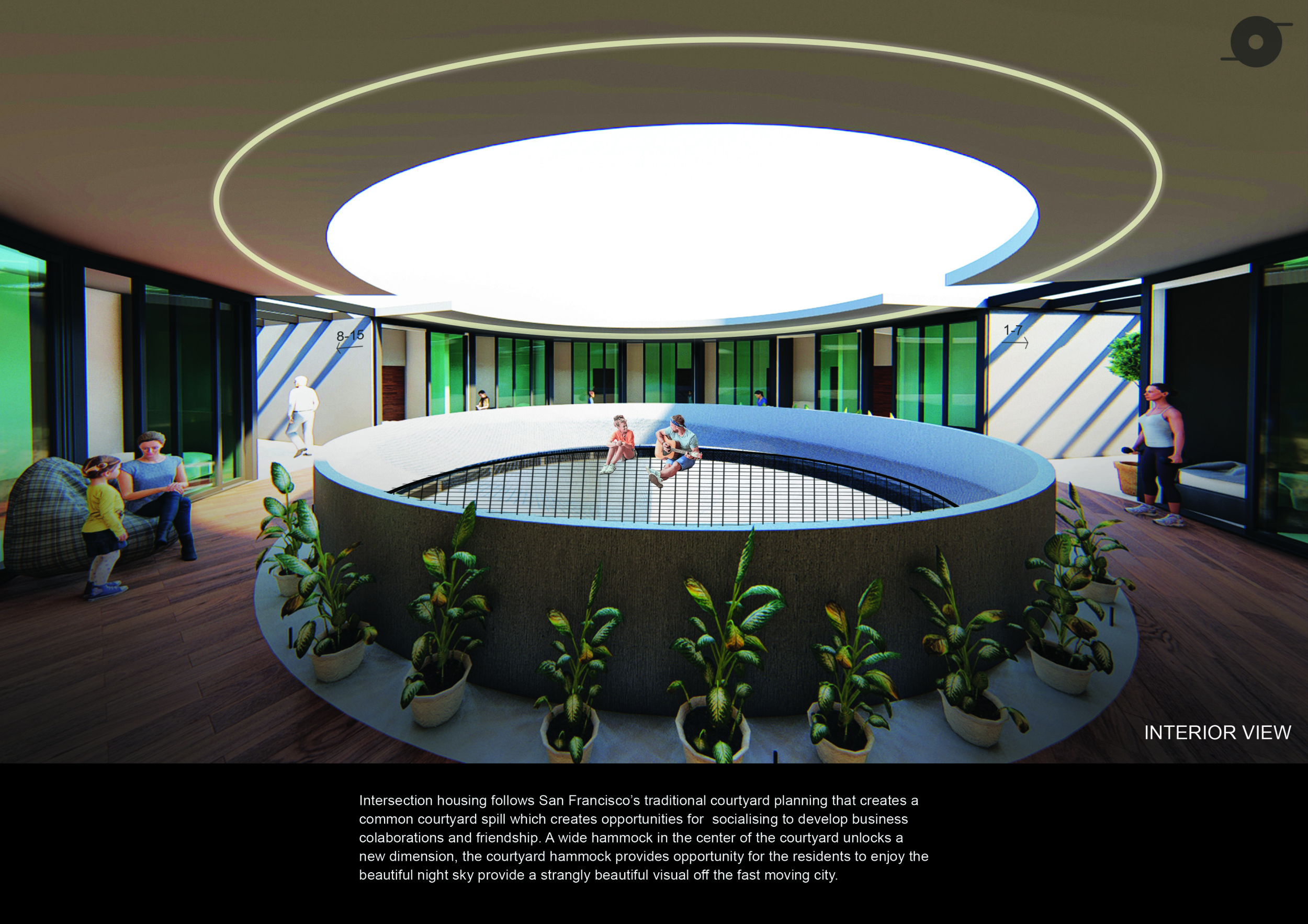 Architecture project // Cylindrical Housing Units with Structural ...