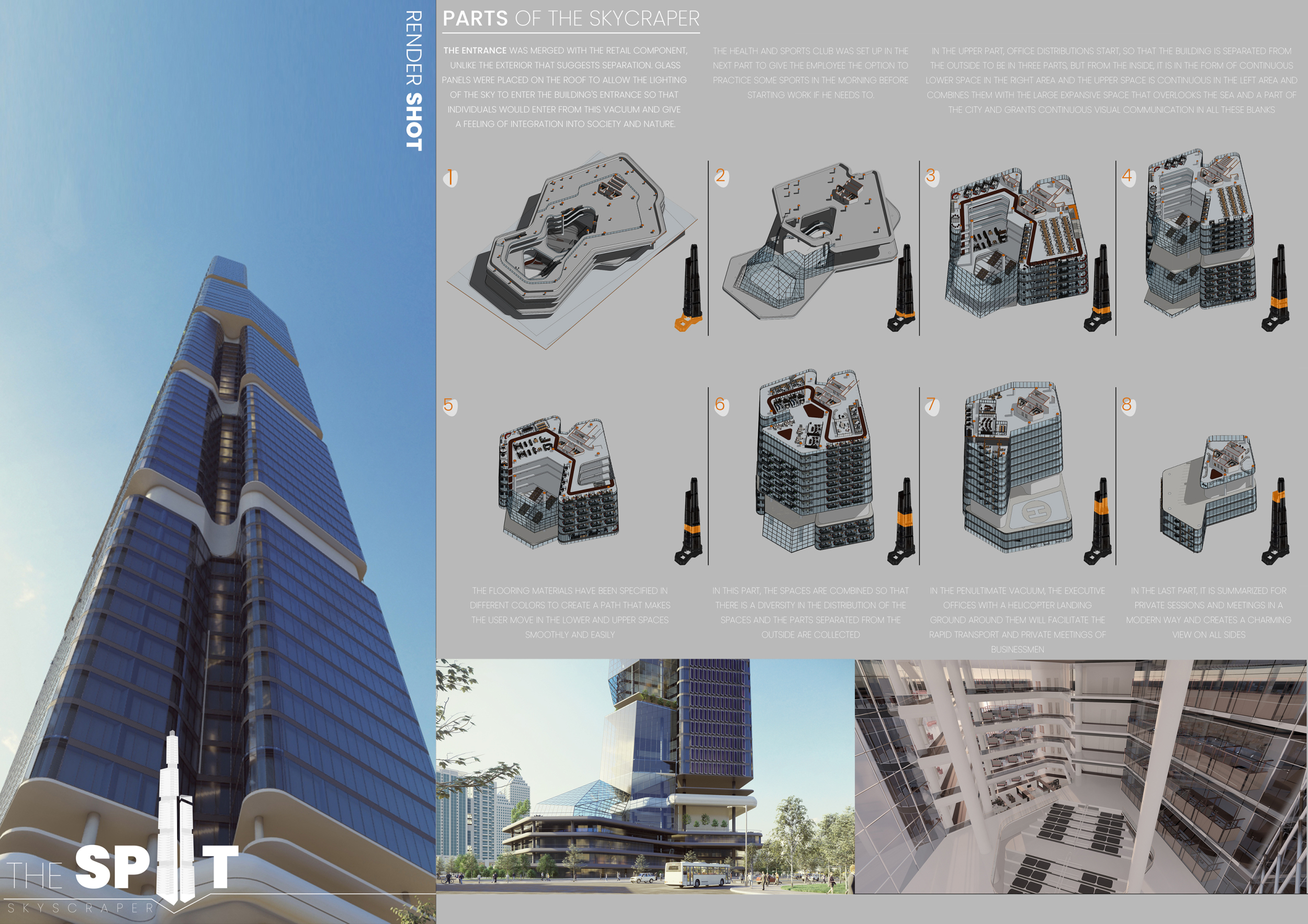 Architecture project // Glass Facade Embracing Natural Light with ...