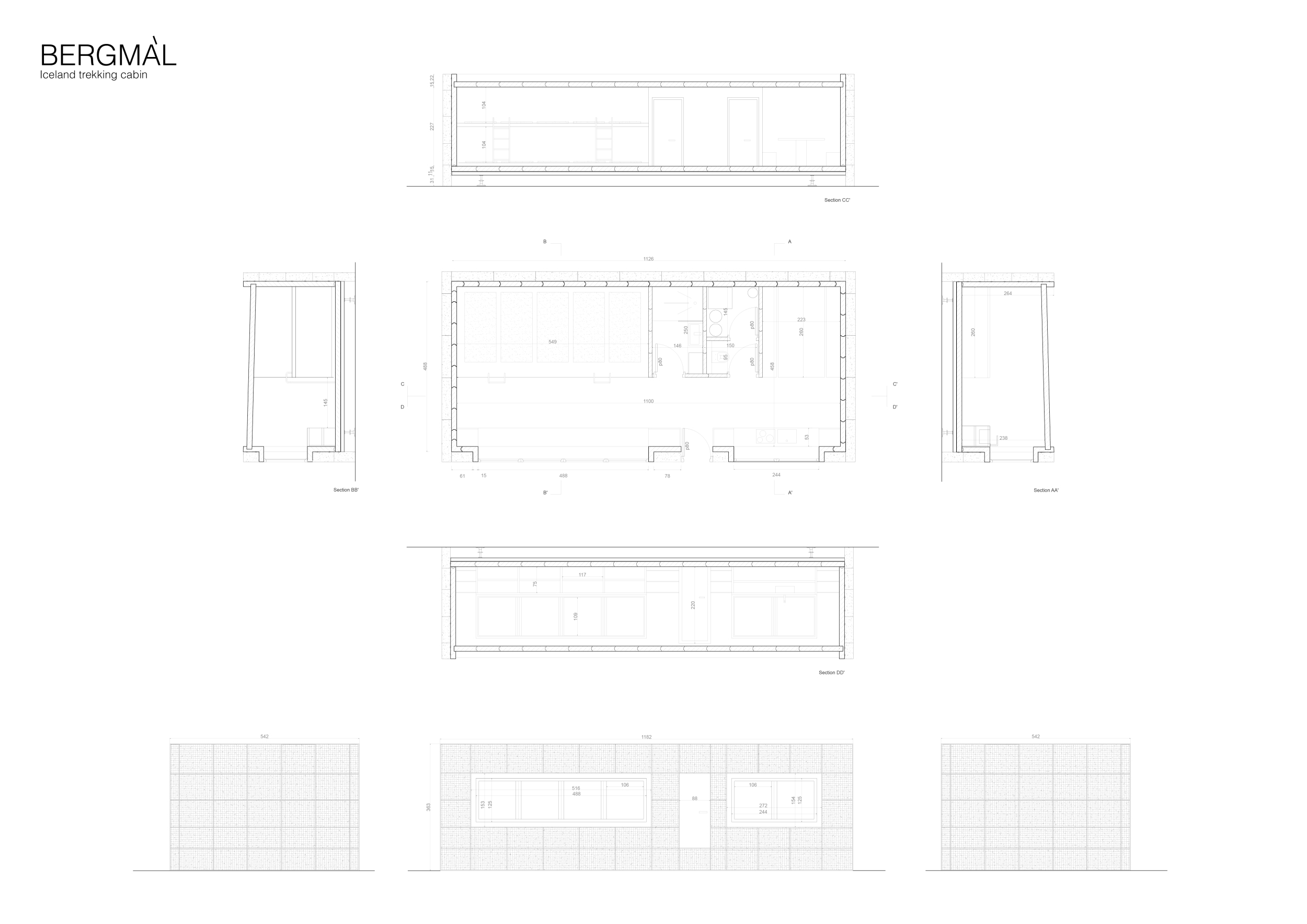 Architecture project // Gabion-Faced Cabin Featuring Thermal Concrete ...