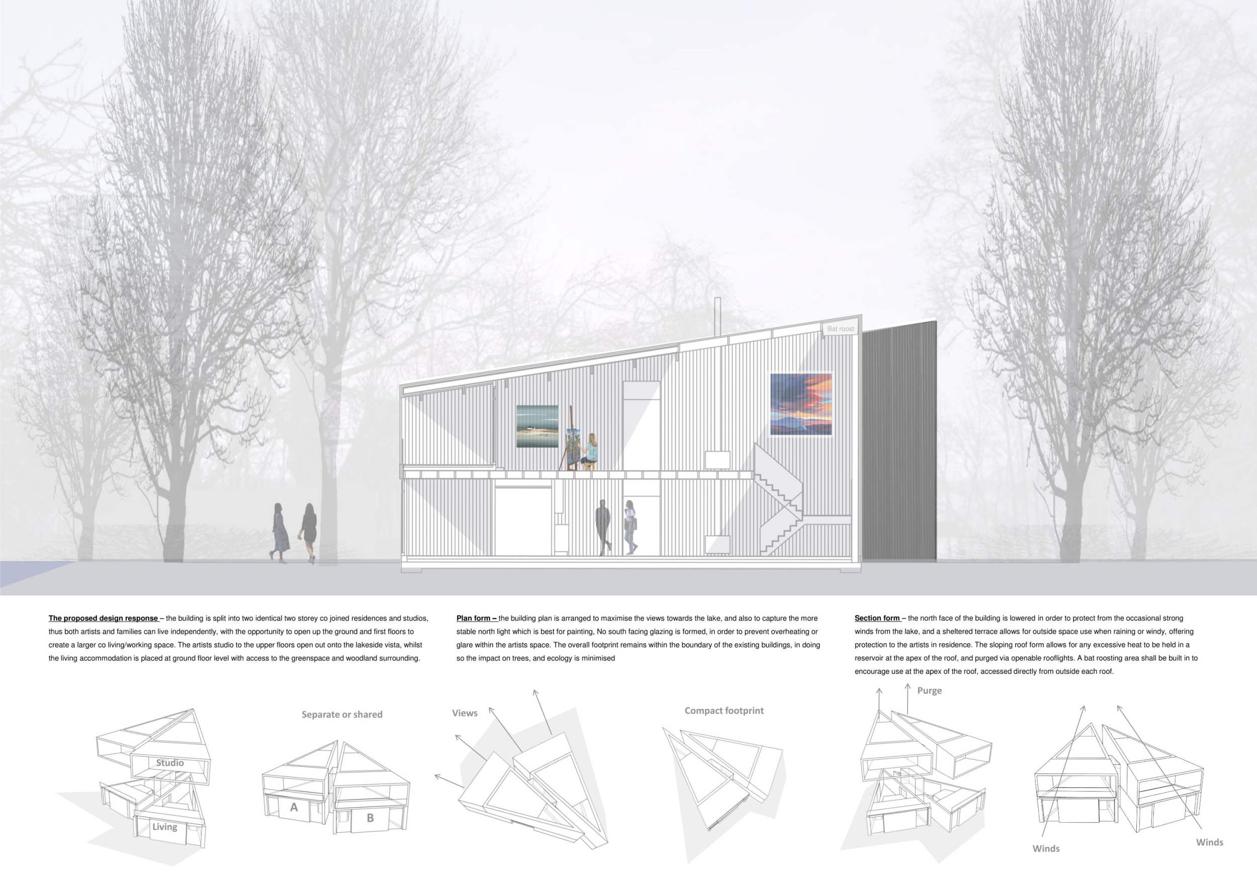 Architecture project // Maximizing Northern Light in Co-Joined ...