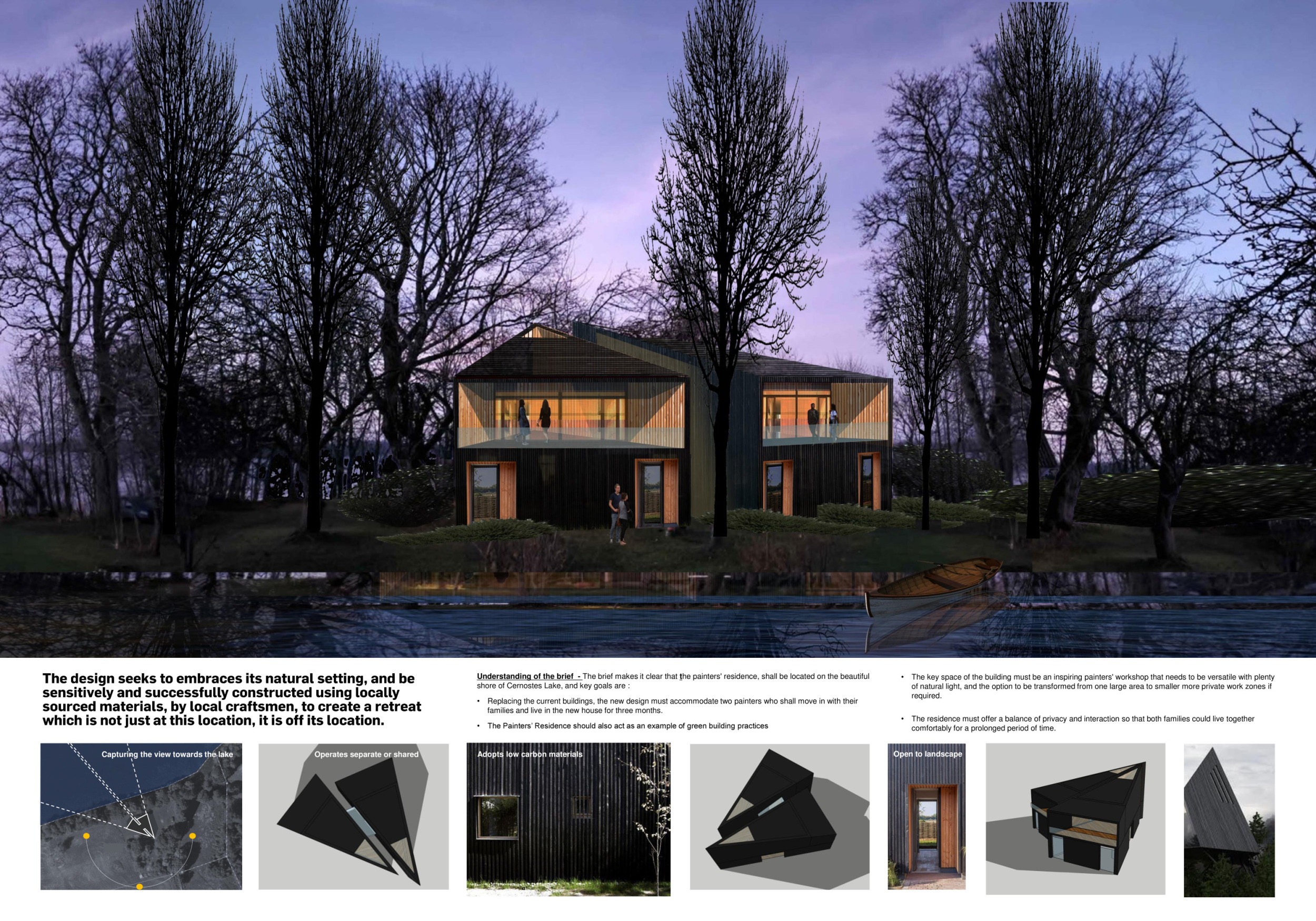 Architecture project // Maximizing Northern Light in Co-Joined ...