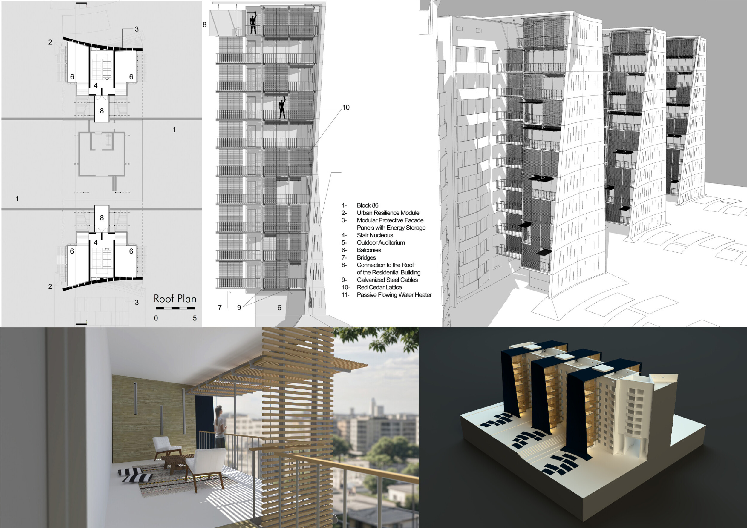 Architecture project // Charred Cedar Facades Complement Prefabricated ...