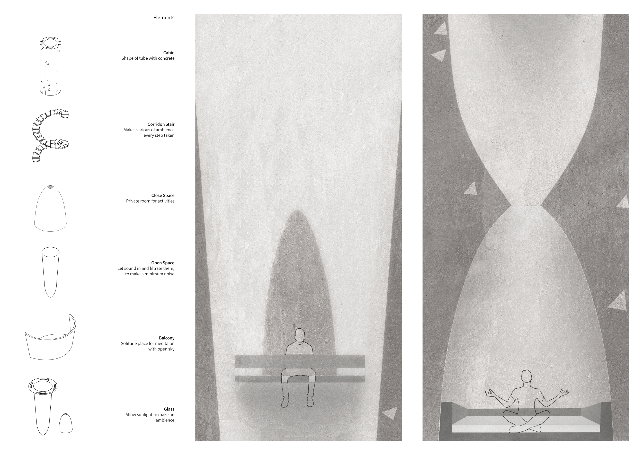 Architecture project // Meditation Cabin Featuring Sound Filtration and ...