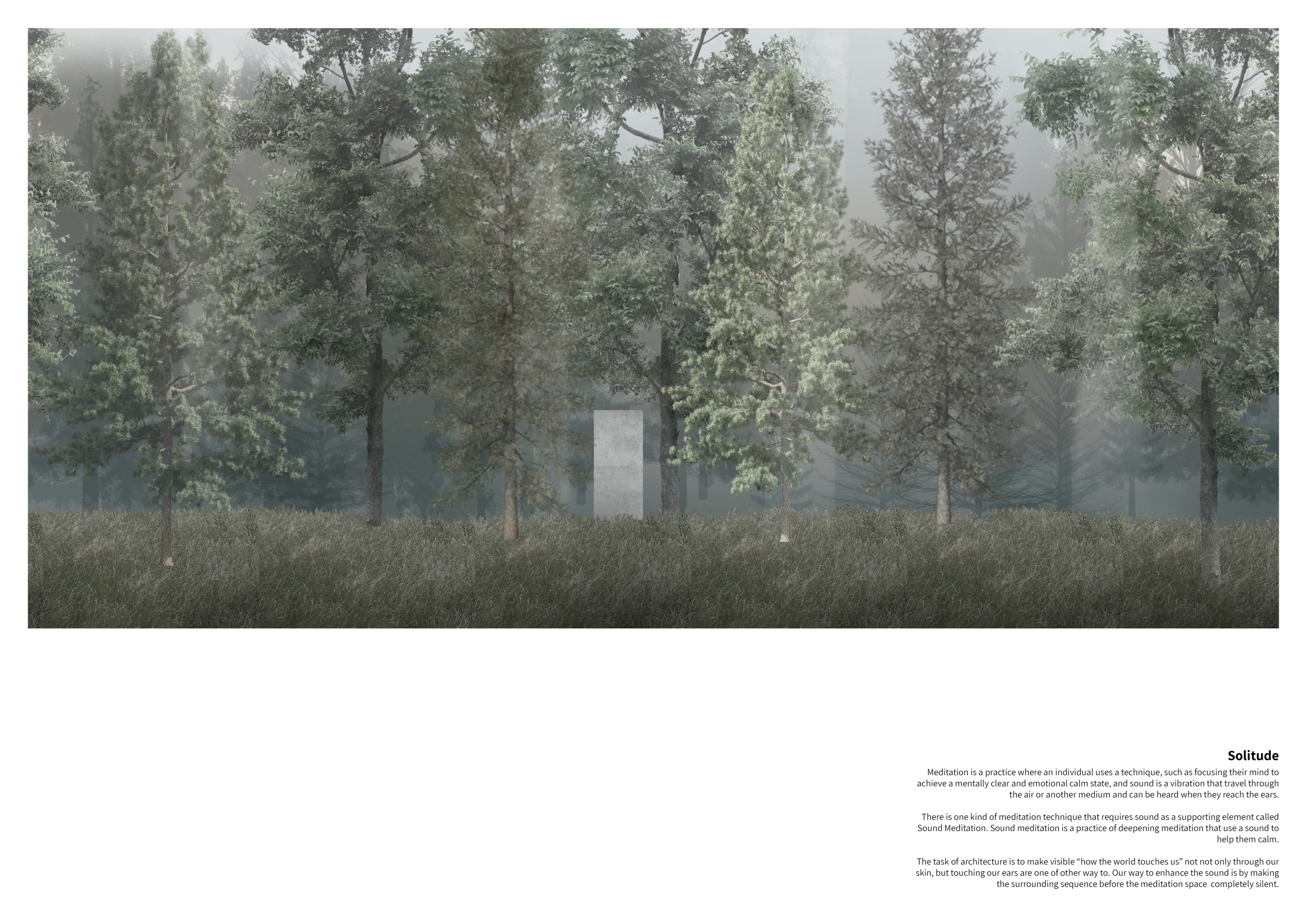 Architecture project // Meditation Cabin Featuring Sound Filtration and ...