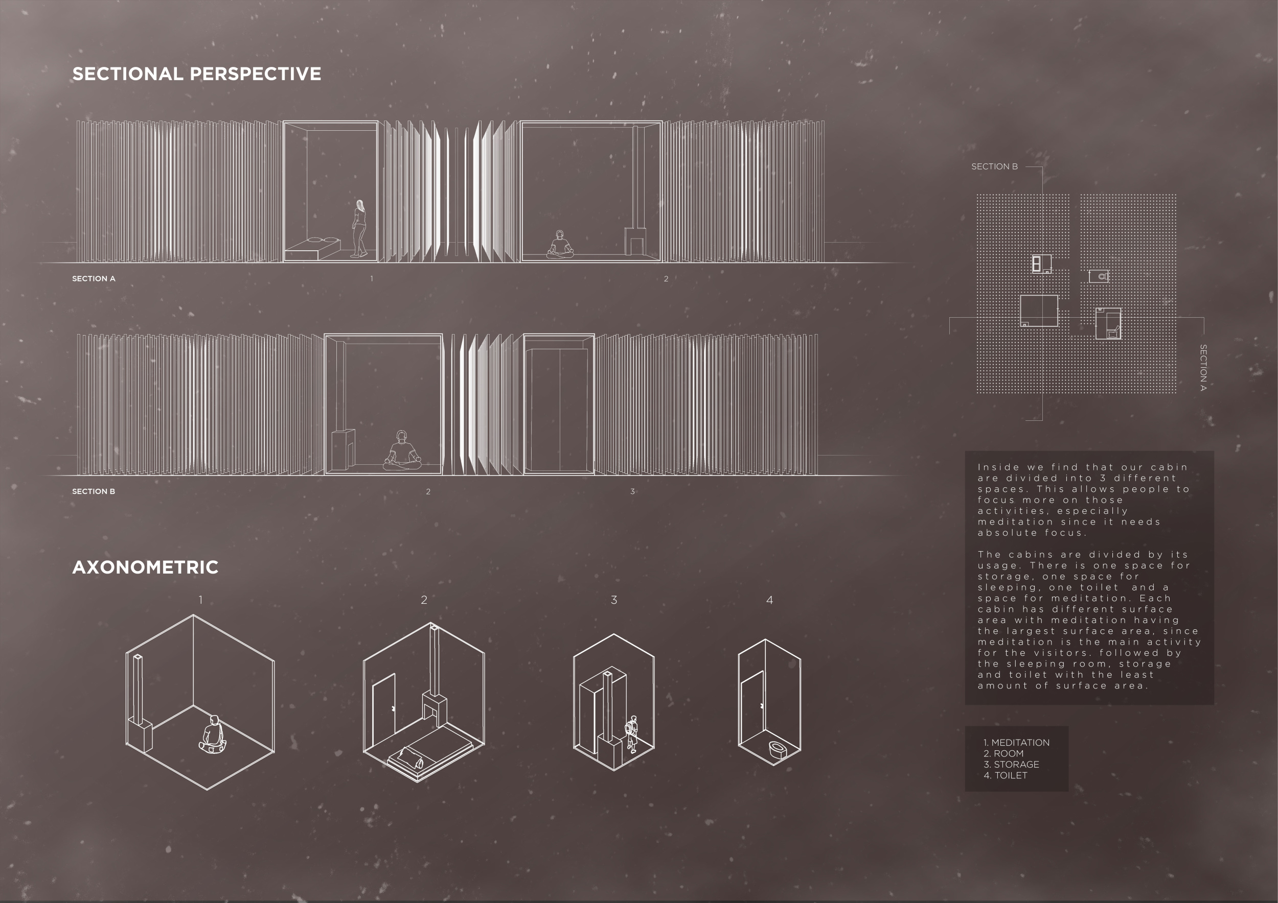 Architecture project // Vertical Pillars and Reflective Surfaces in a ...