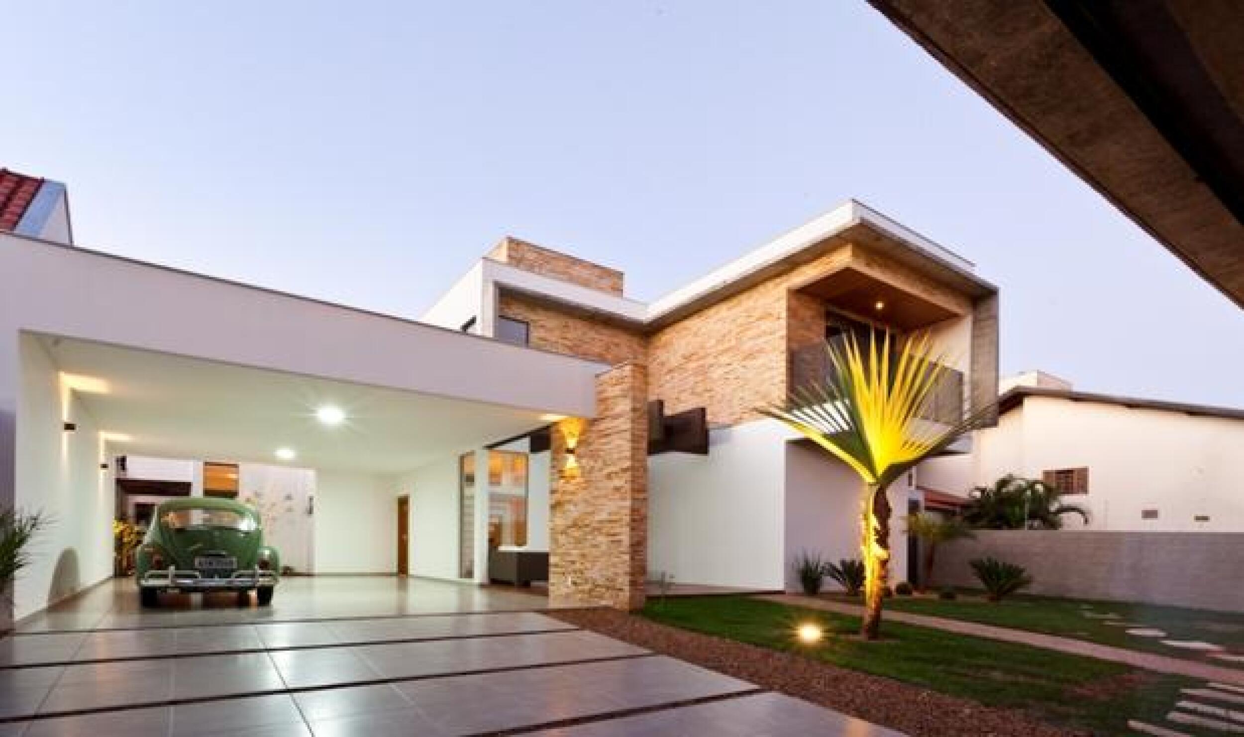 Architecture project // Textured Stone Cladding and Expansive Glass ...