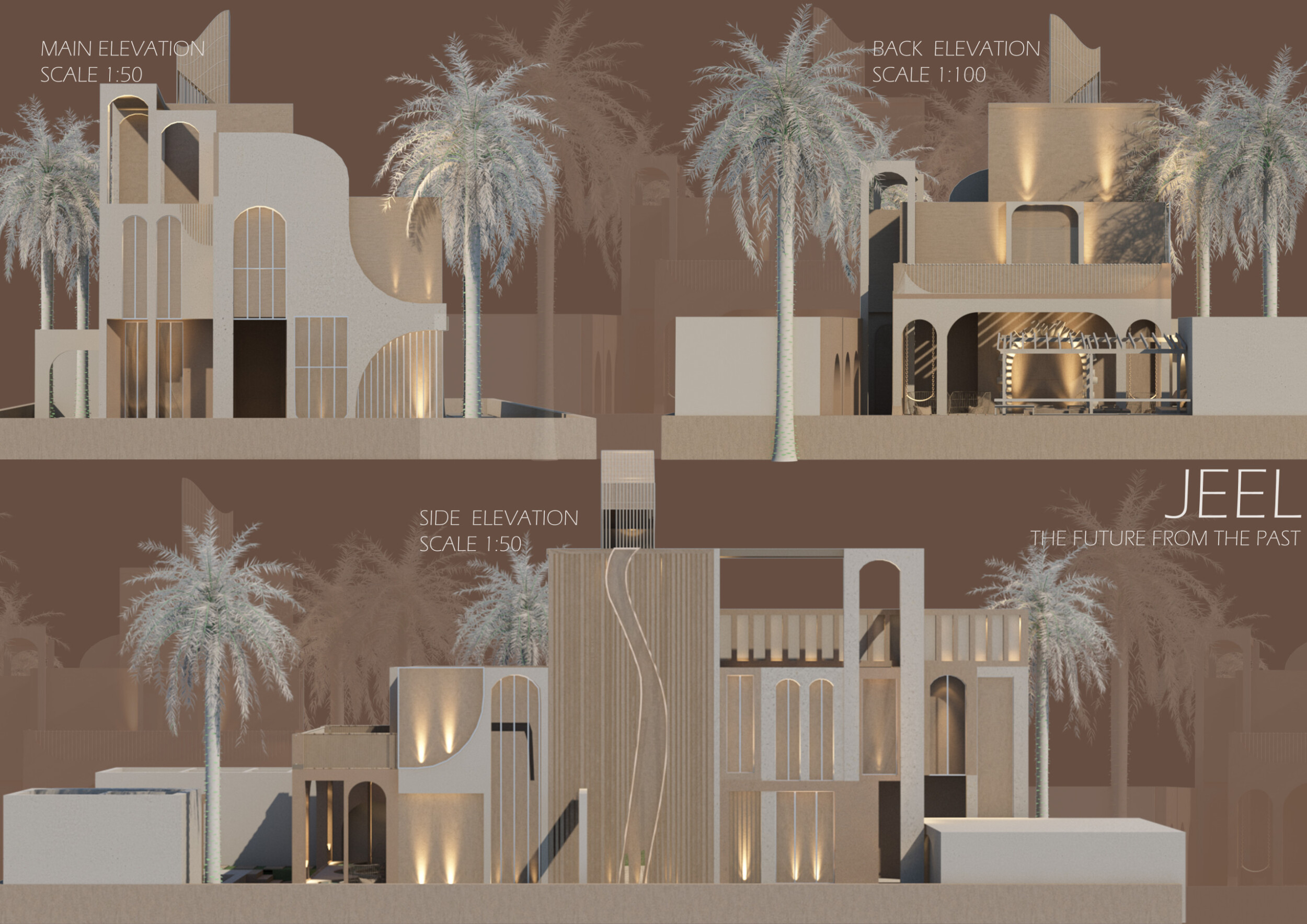 Architecture project // Rammed Earth Structure Featuring 3d Printed ...