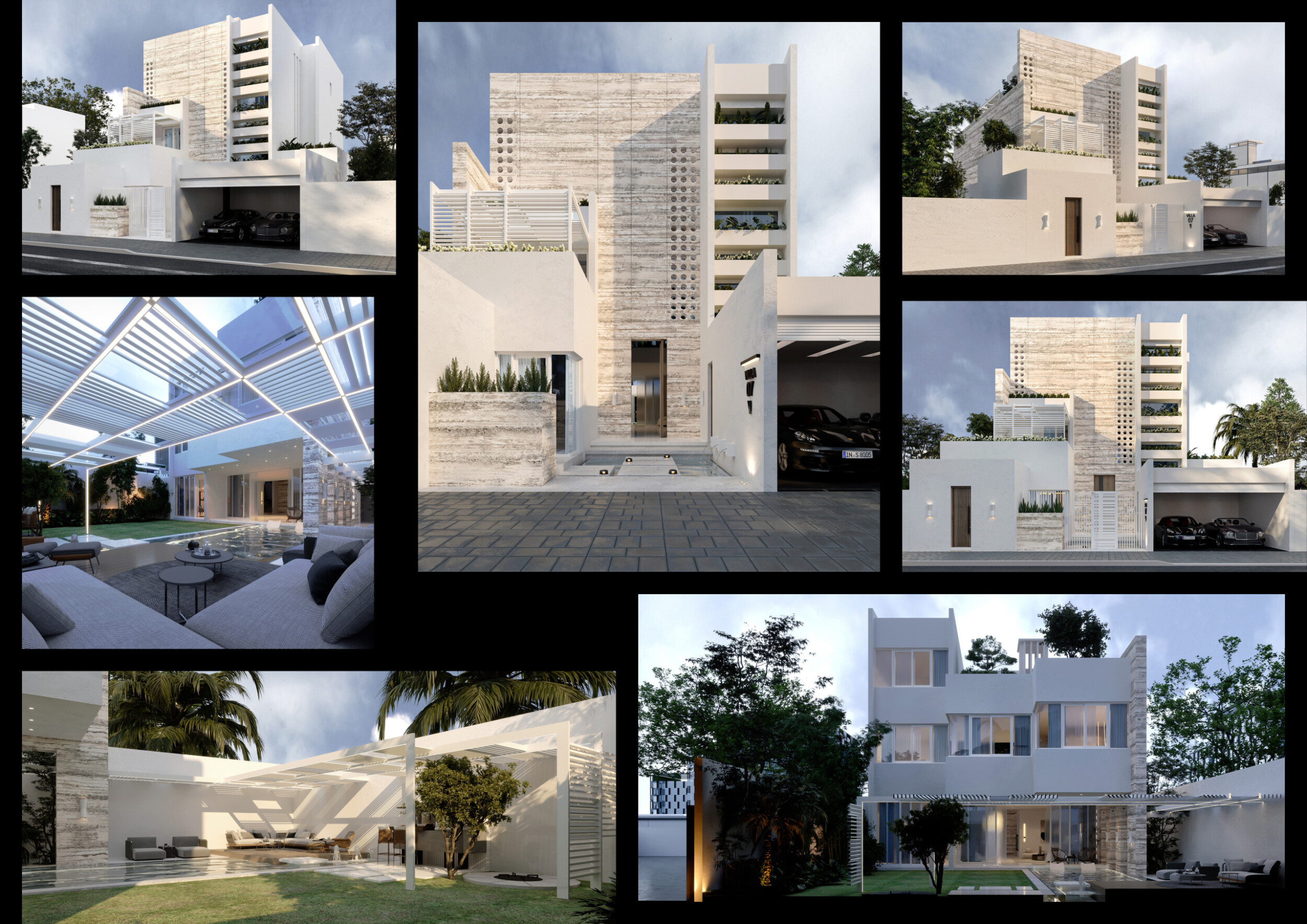 Architecture project // Rammed Earth Walls and Windcatchers Enhancing ...