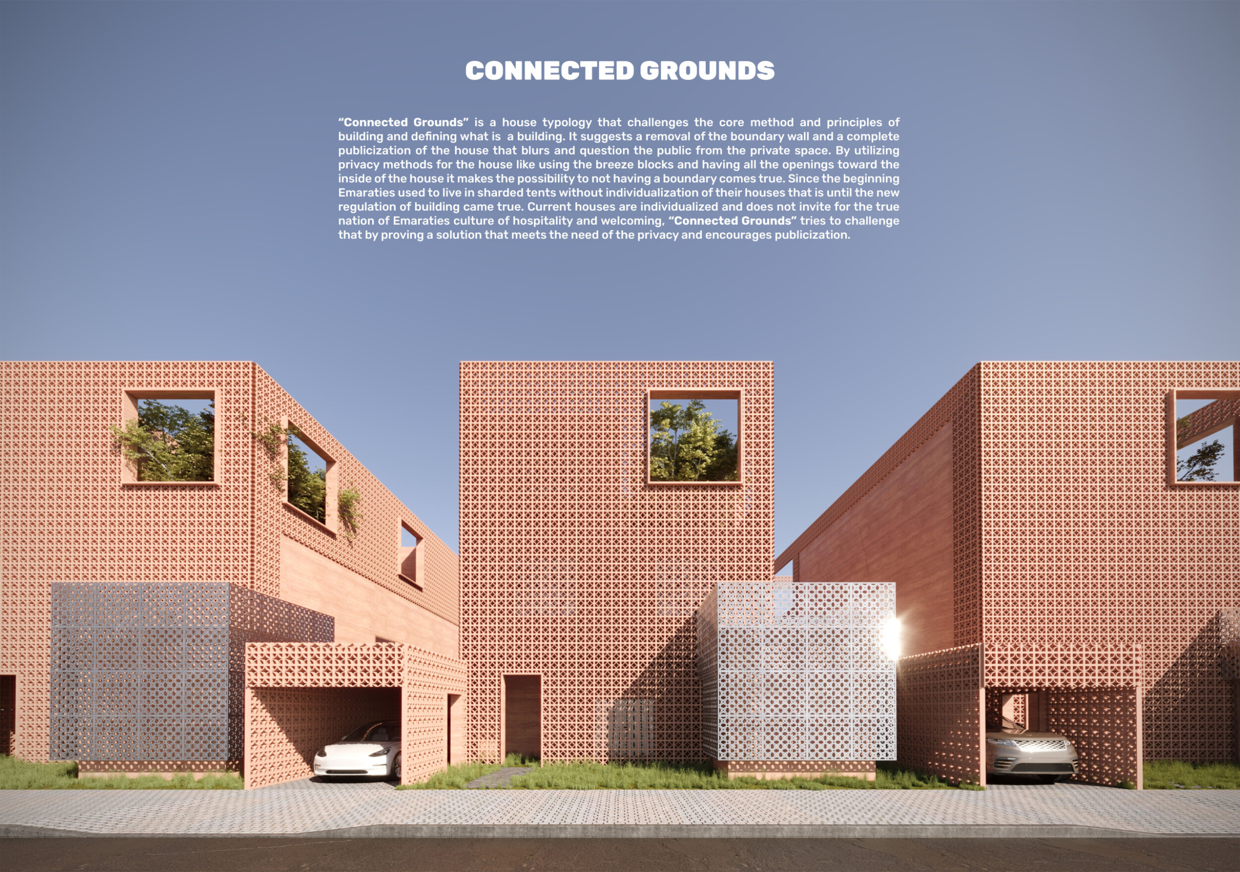 Architecture project // Breeze Block Facades and Mud Brick Design in a ...