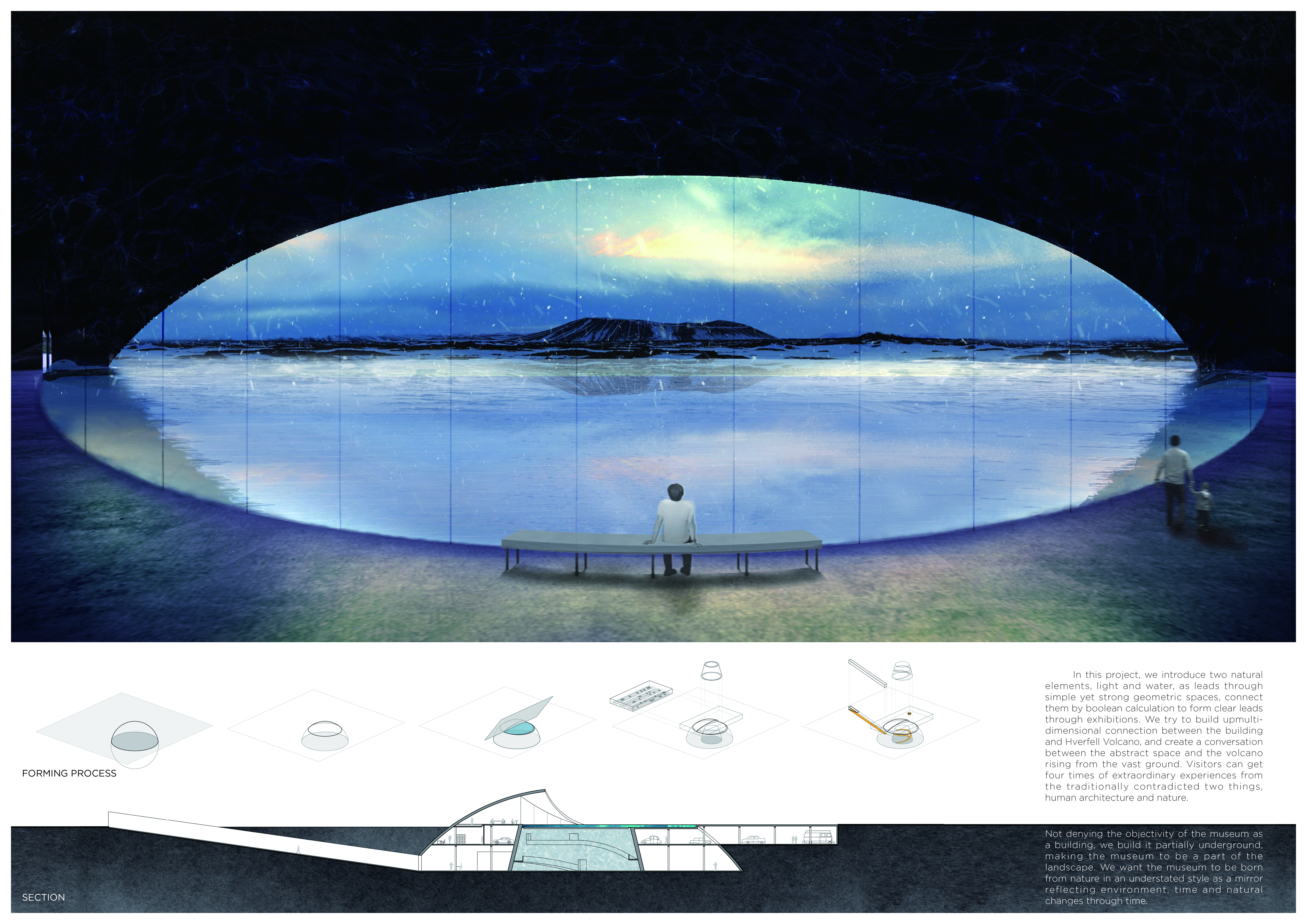 Architecture project // Underground Spaces with Pinhole Views of ...