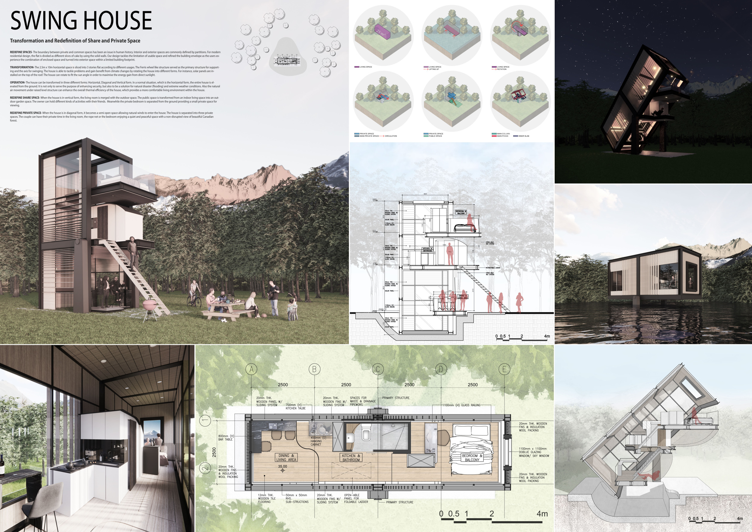 Architecture projects - diagonal // Buildner