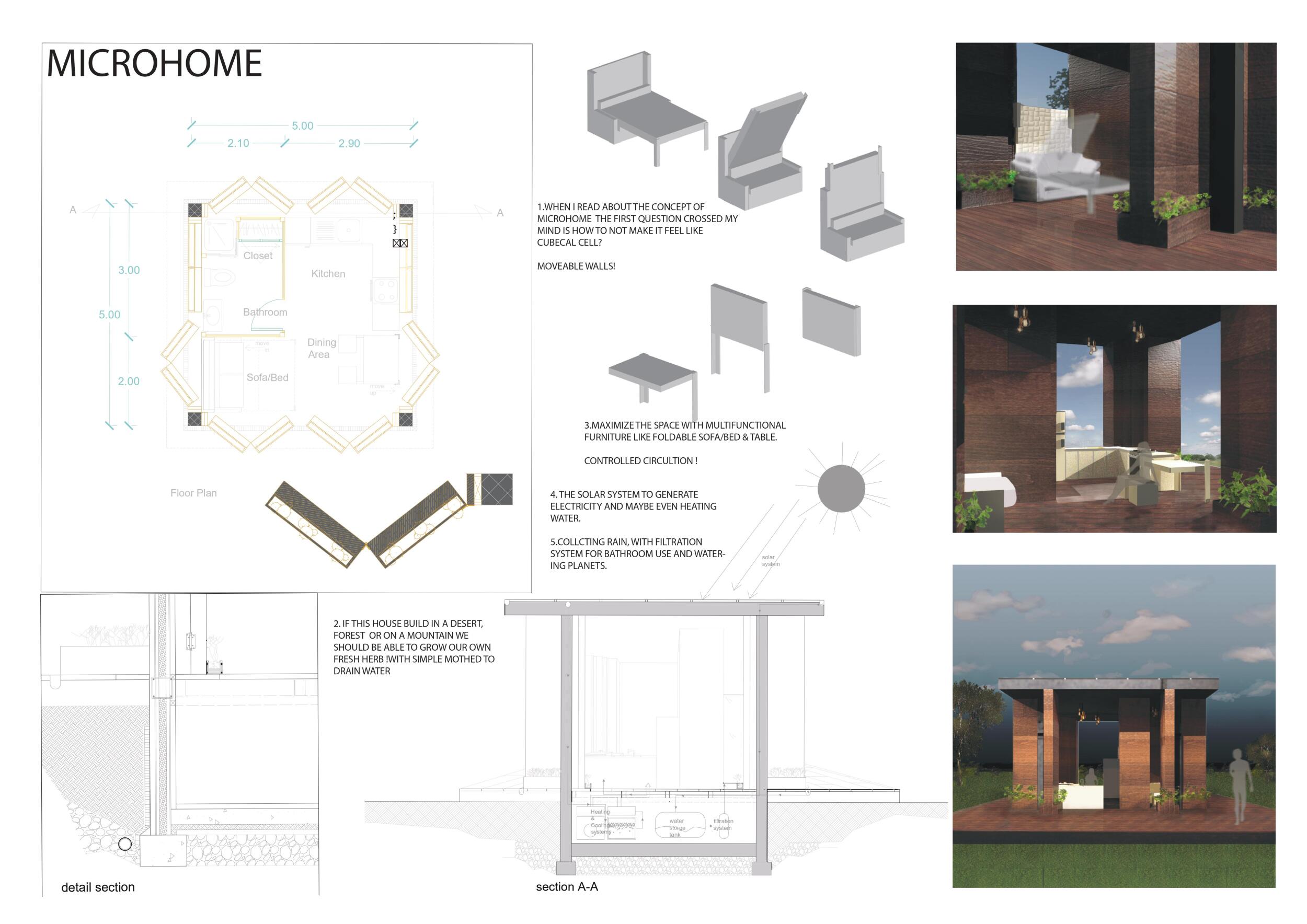 Architecture project // Movable Walls and Sustainable Living in a ...
