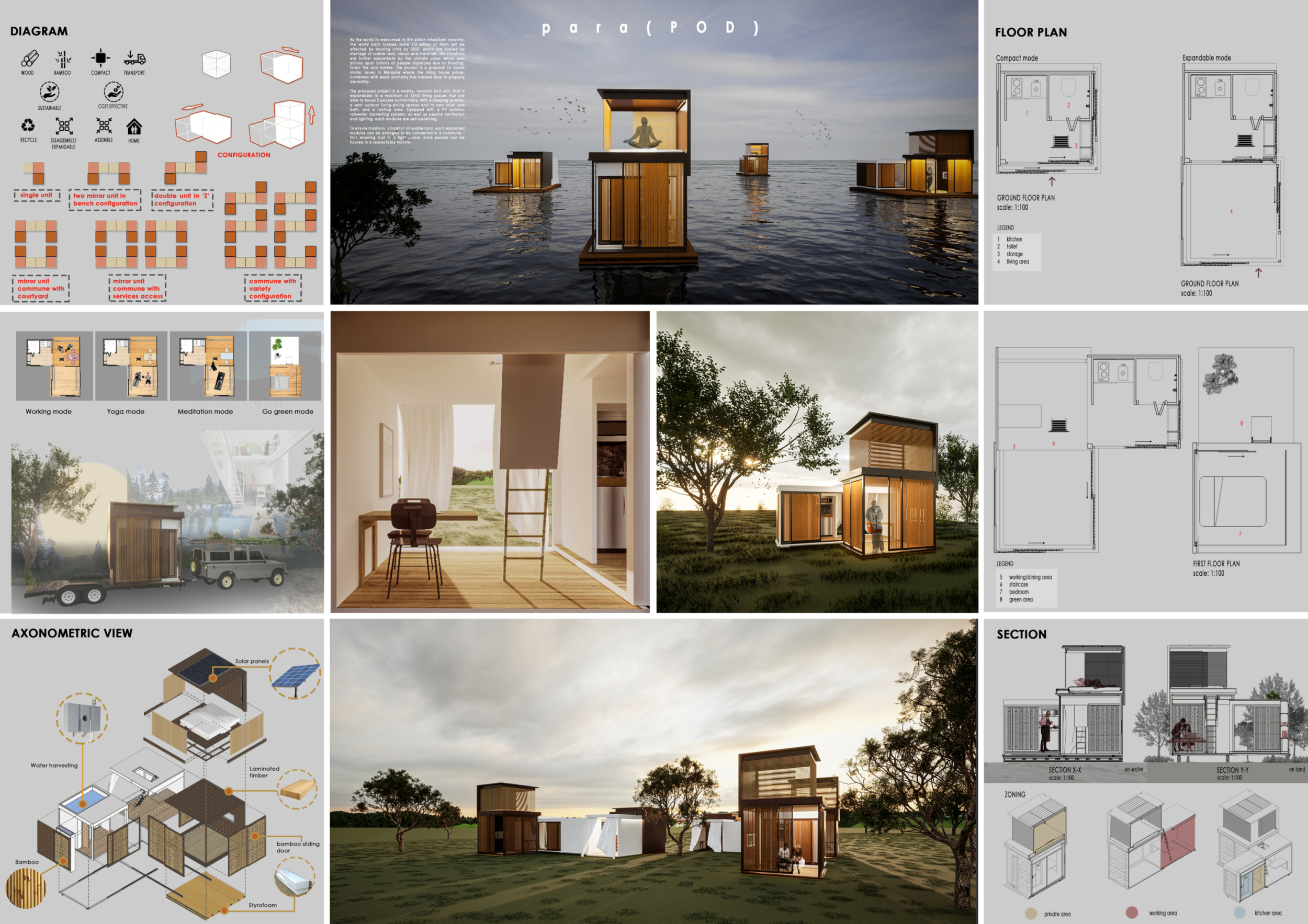 Architecture project // Bamboo and Laminated Timber Units Designed for ...