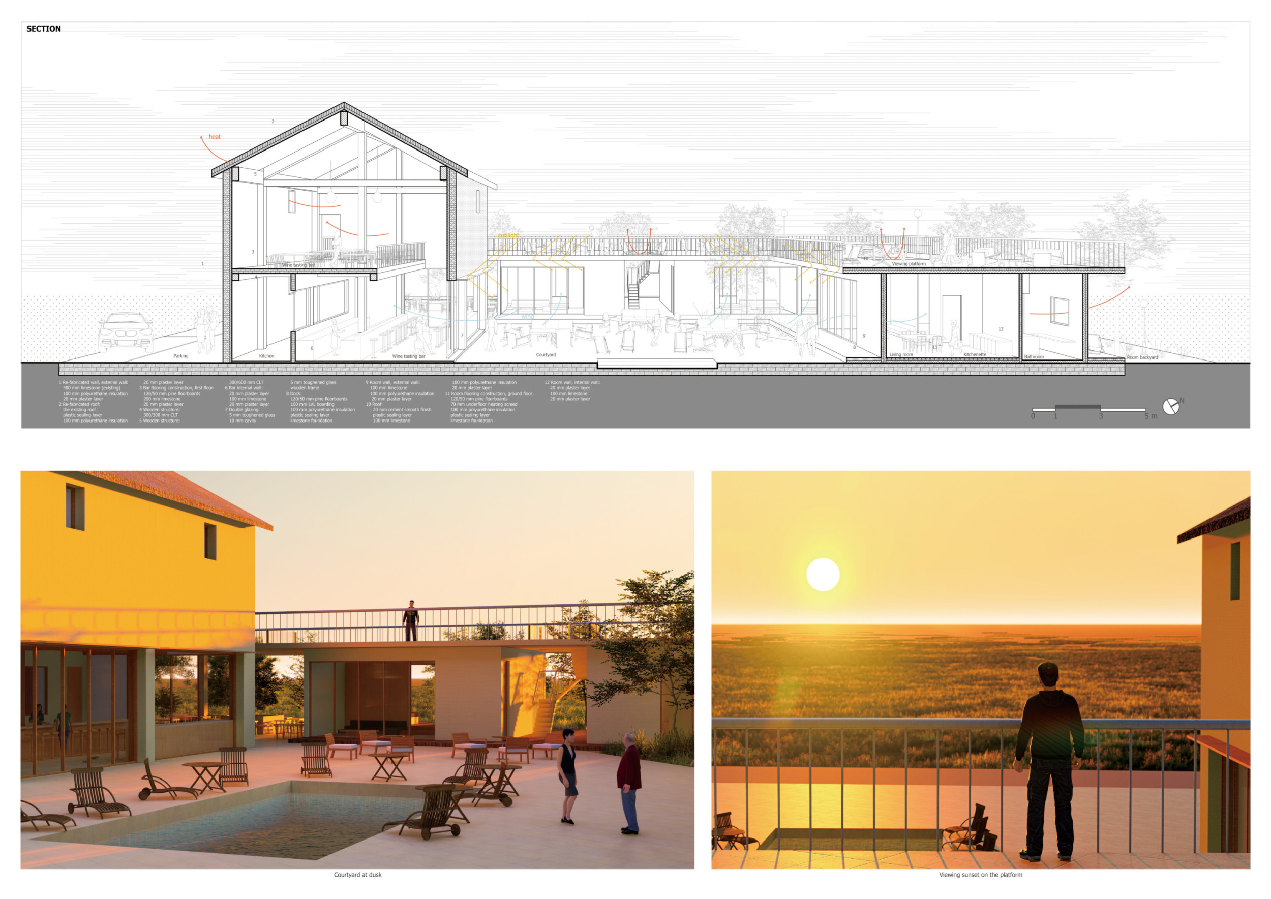 Architecture project // Limestone and Clay Farmhouse Reimagined for ...