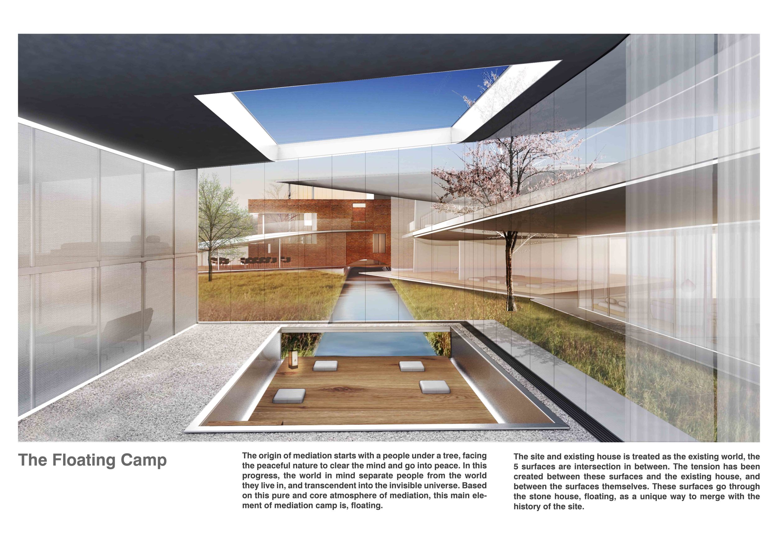 Architecture project // Floating Structure Crafted with Natural ...