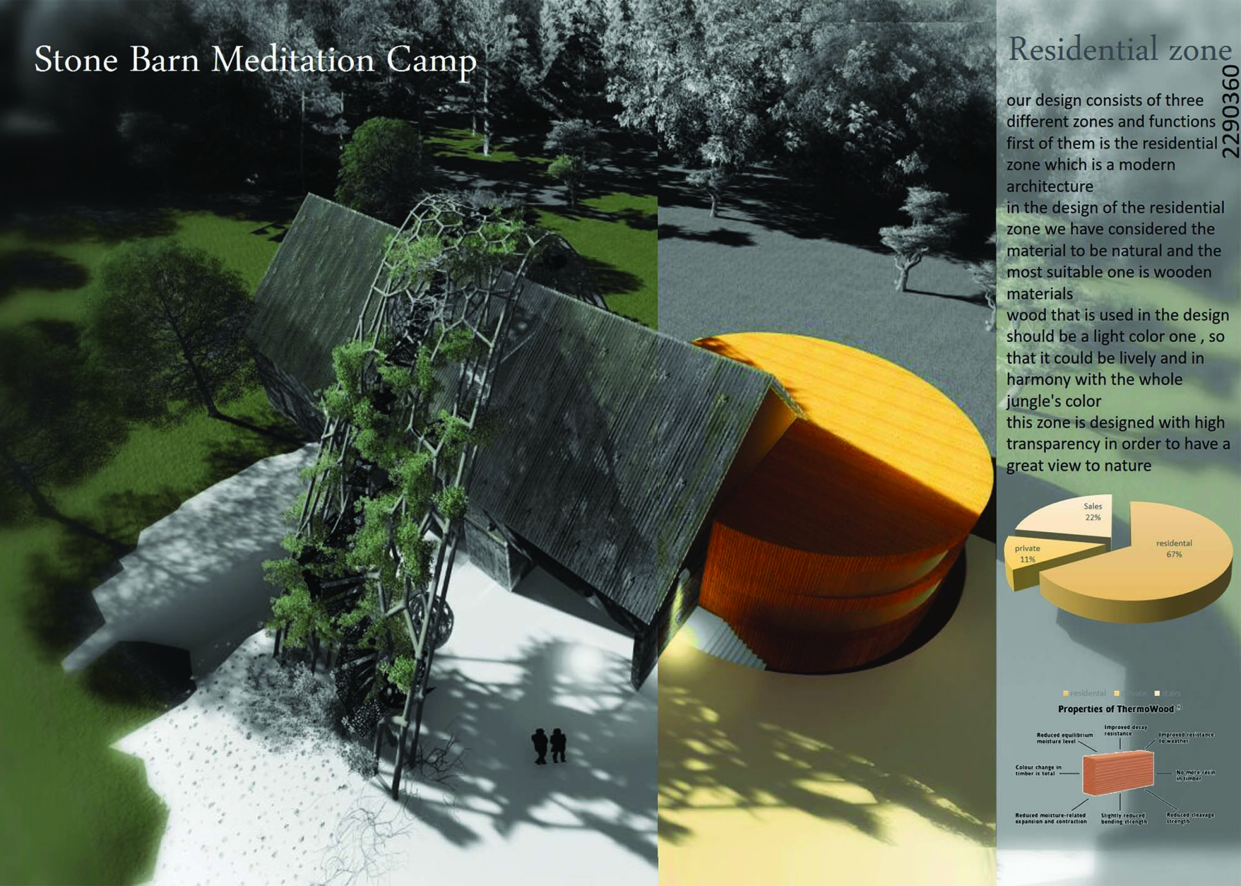 Architecture project // Nest-Like Structures of Thermowood Within a ...