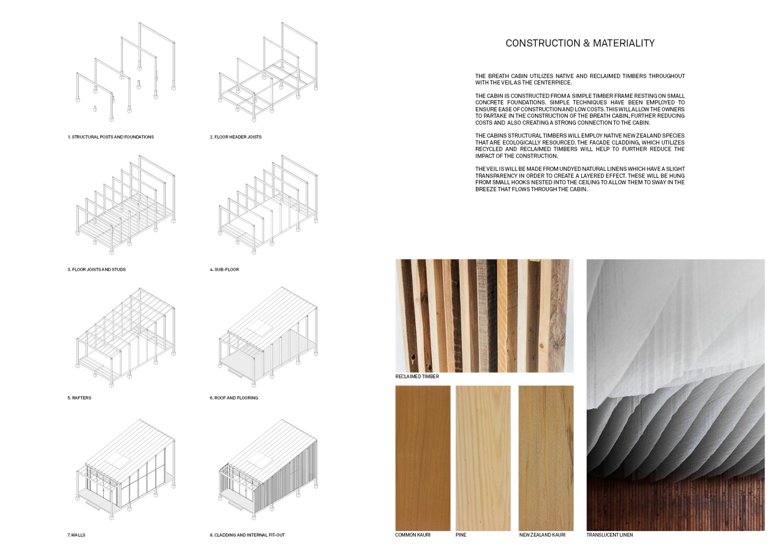 Architecture project // Translucent Veils and Reclaimed Timber Form a ...