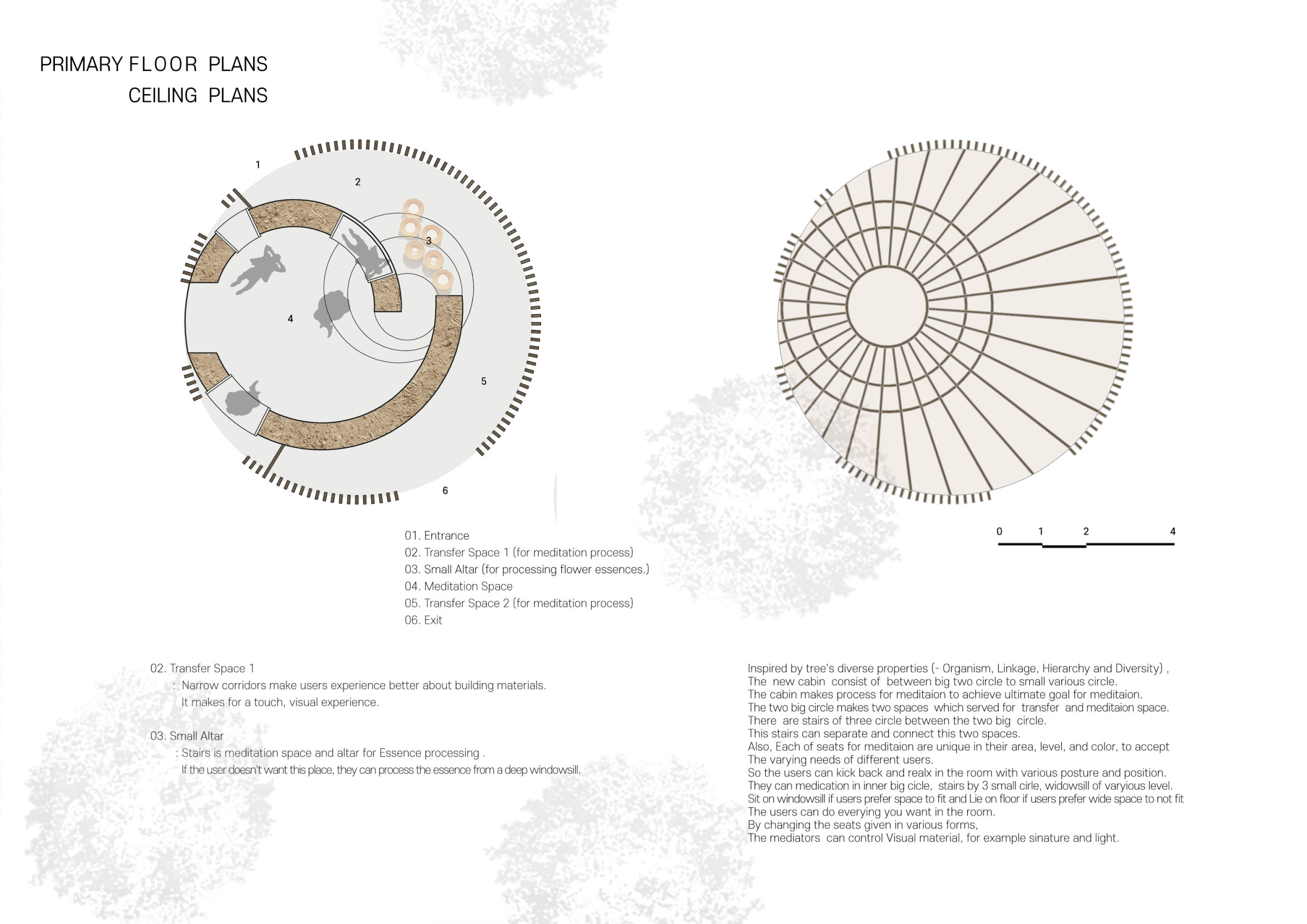 Architecture project // Circular Meditation Space Embracing Natural ...