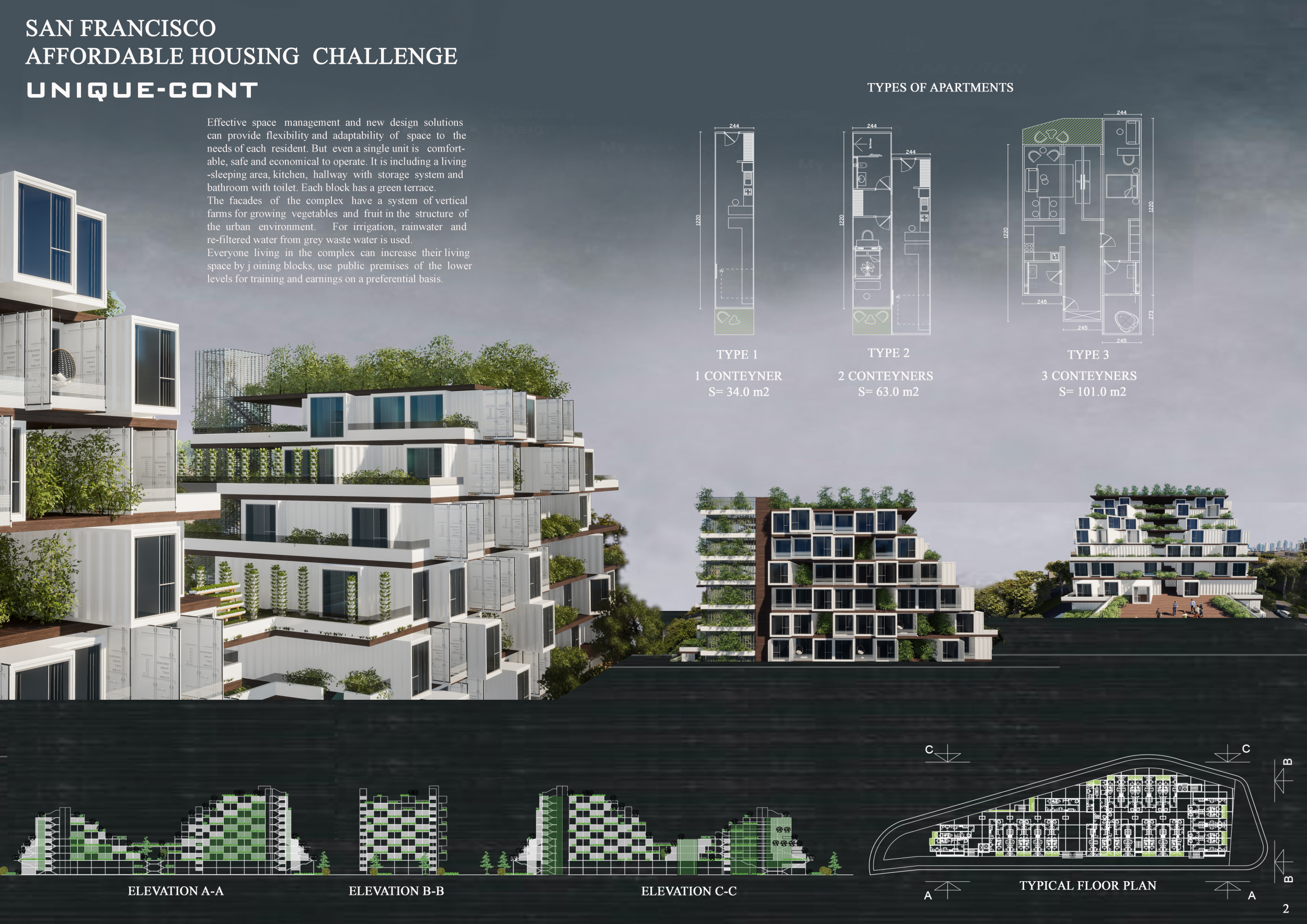 Architecture project // Vertical Farming and Shipping Containers ...