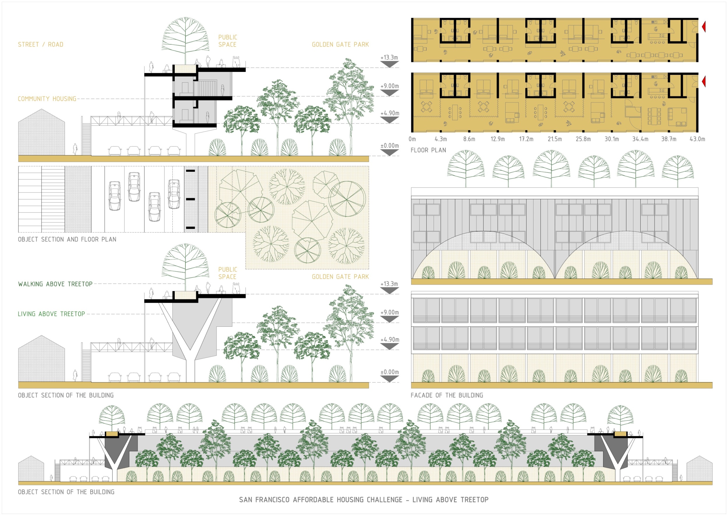 Architecture project // Elevated Living Spaces with Integrated ...