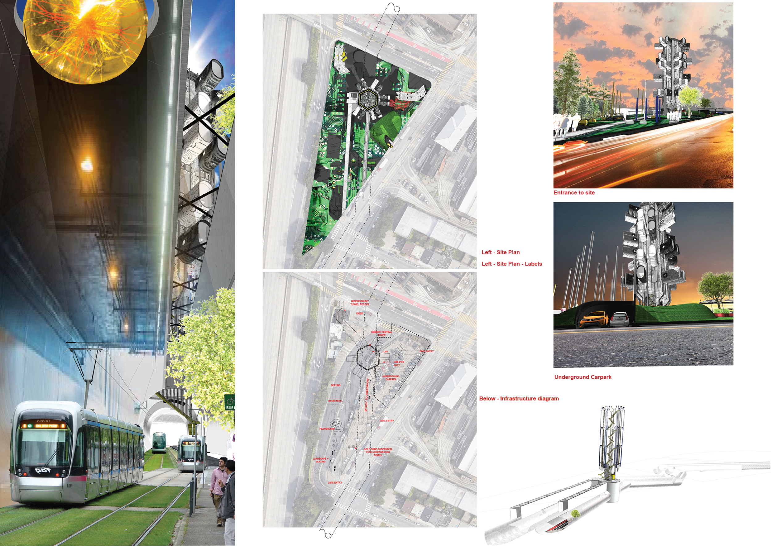 Architecture project // Underground Tunnels and Fiber Optics Enhancing ...