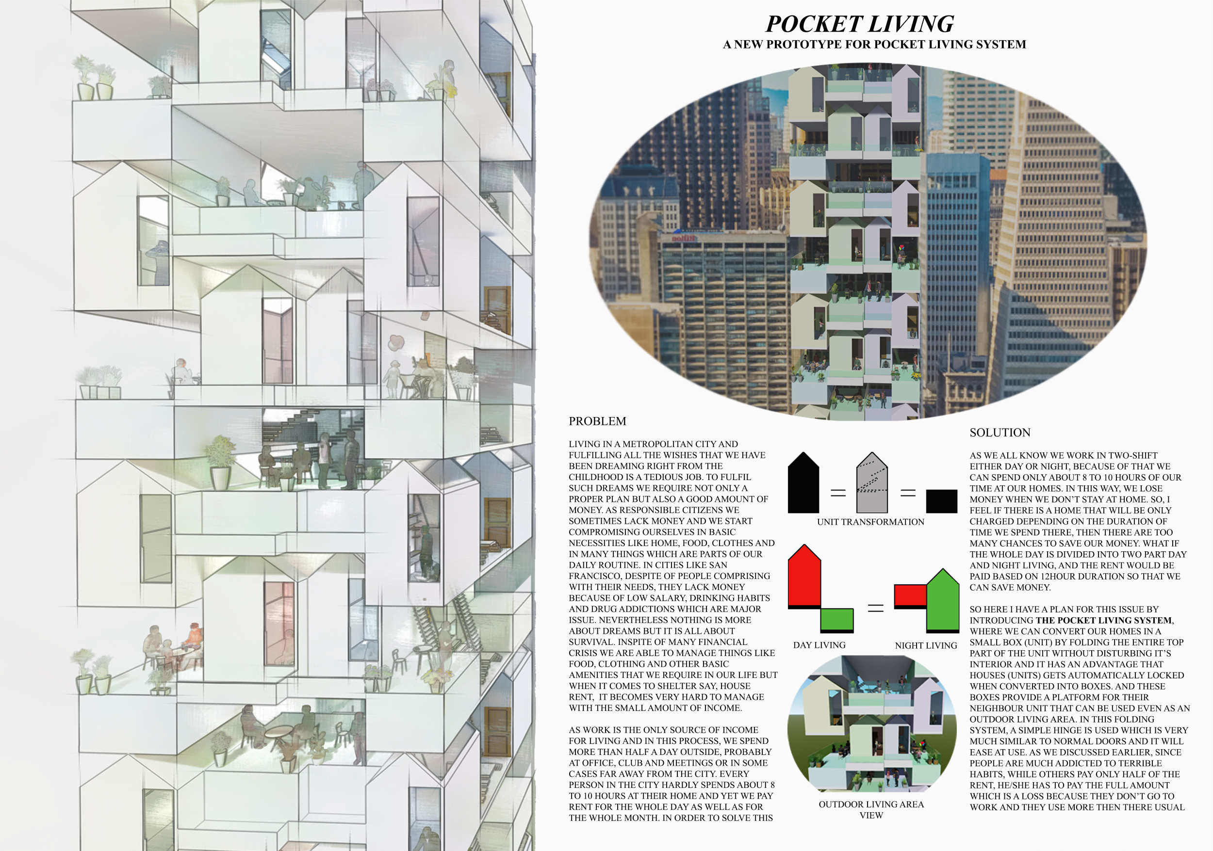 Architecture project // Transformable Living Units with Flexible Rental ...