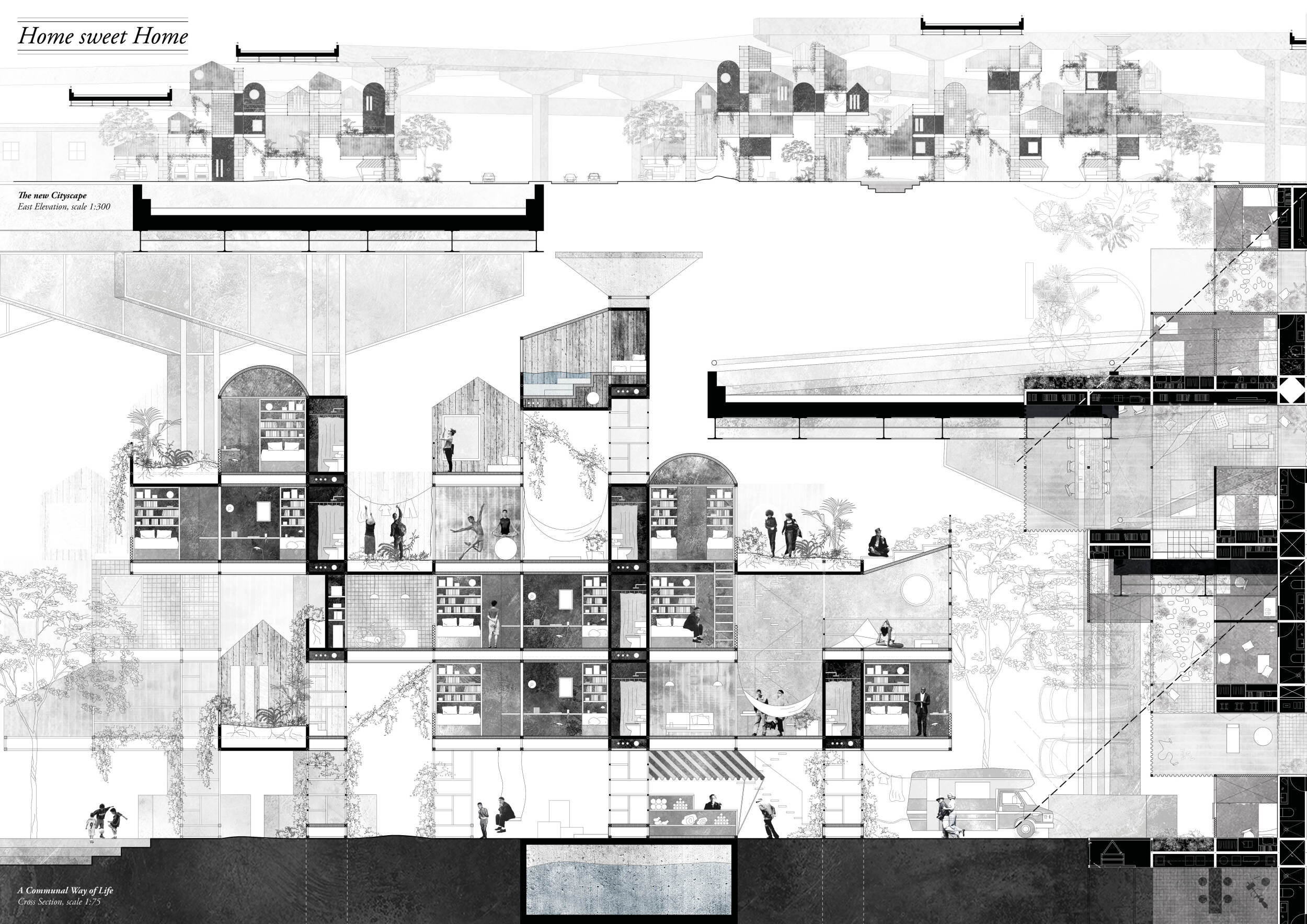 Architecture project // Reclaimed Materials Transforming Under-Highway ...