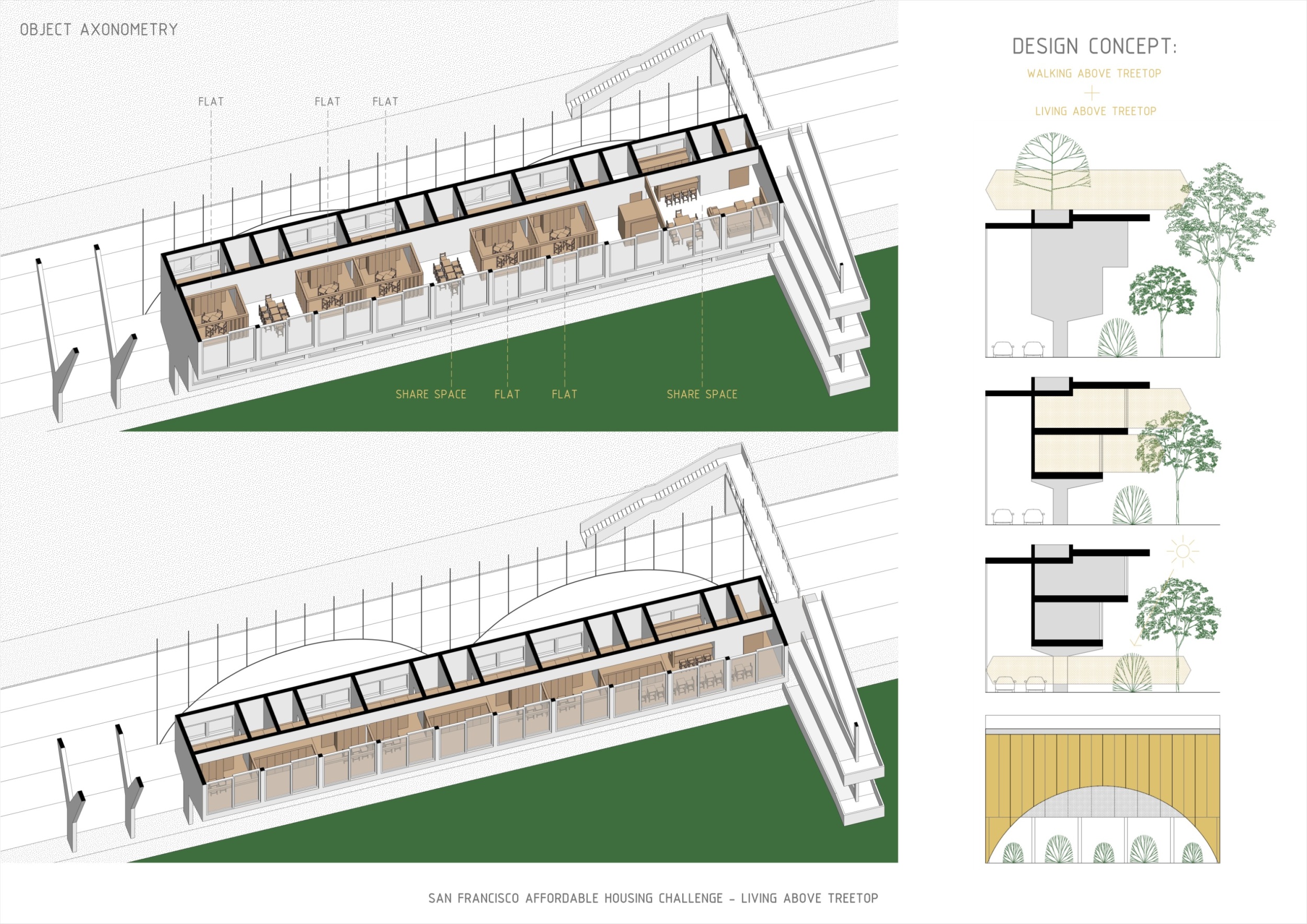 Architecture project // Elevated Living Spaces with Integrated ...