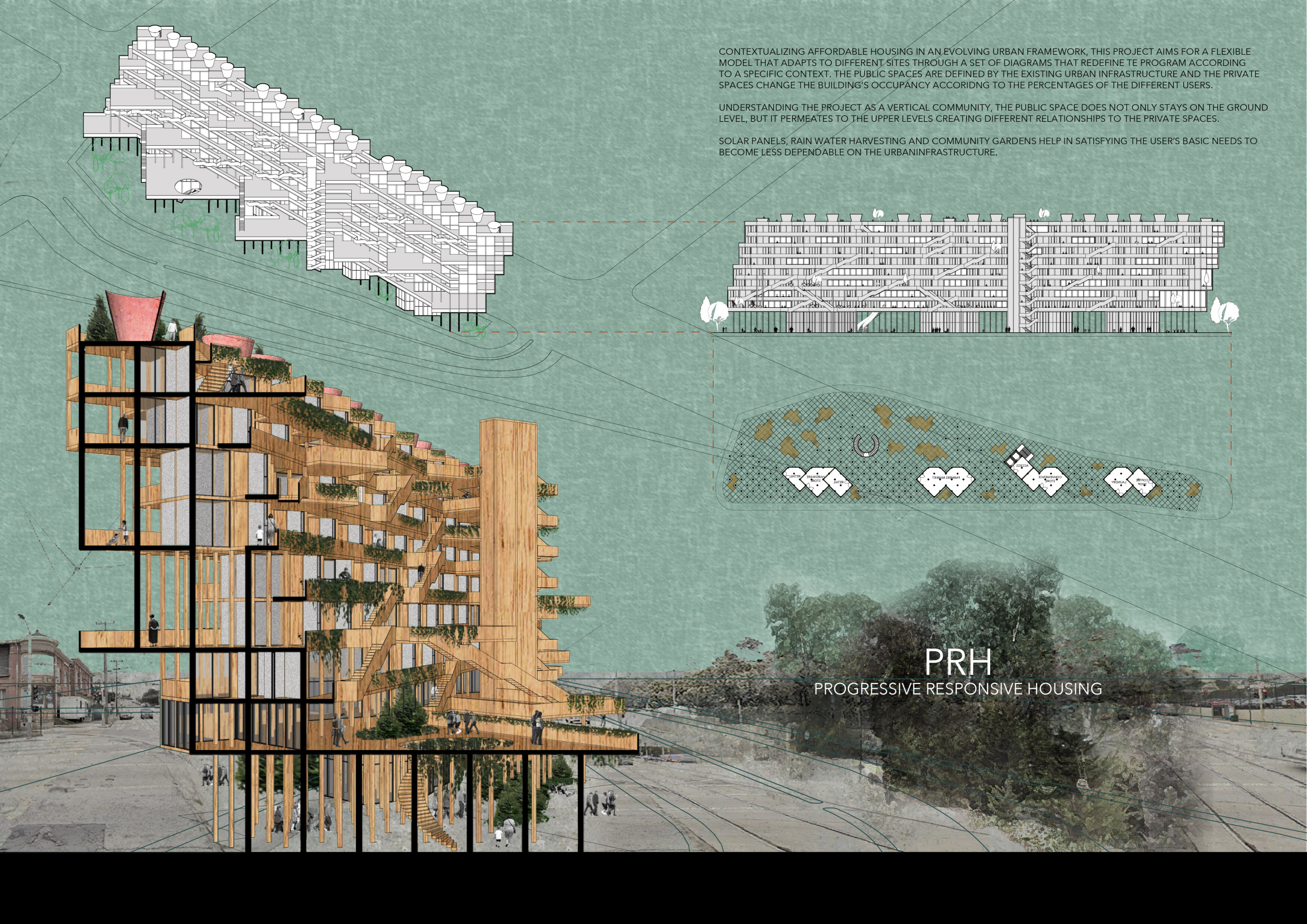 Architecture project // Community Living Enhanced Through Cross ...
