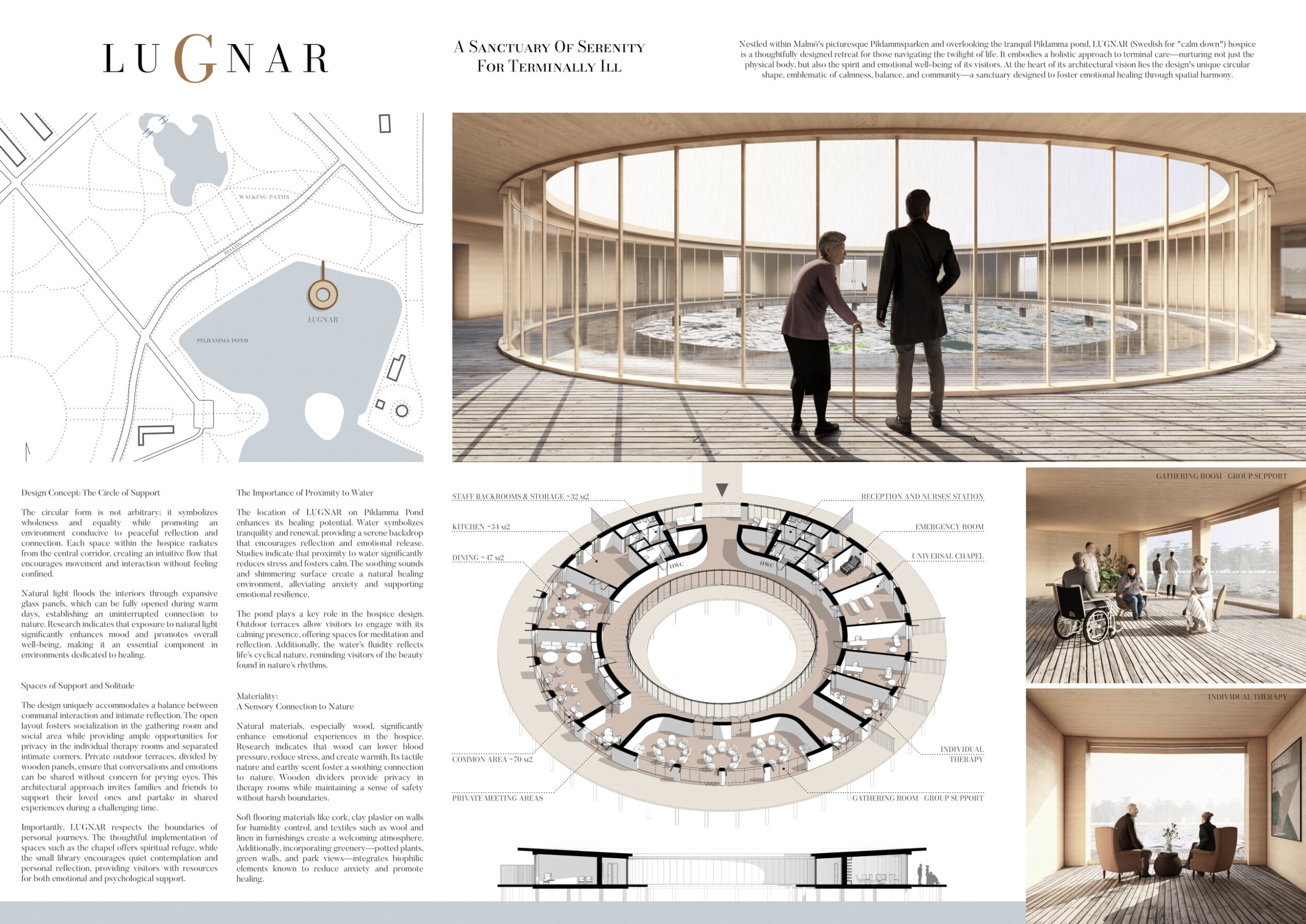 Architecture project // Circular Design Utilizing Glass and Timber for ...