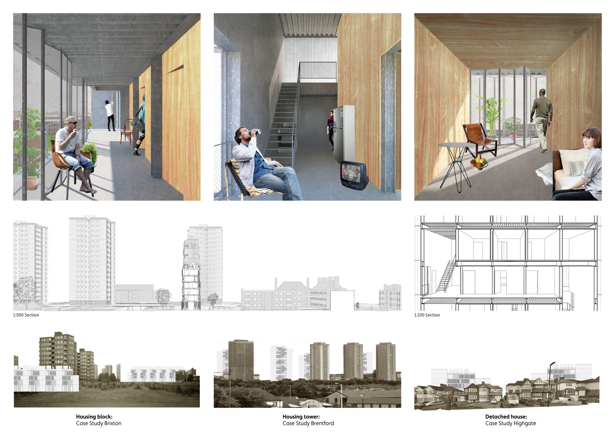 Architecture project // Timber Rooms with Openable Balconies in ...