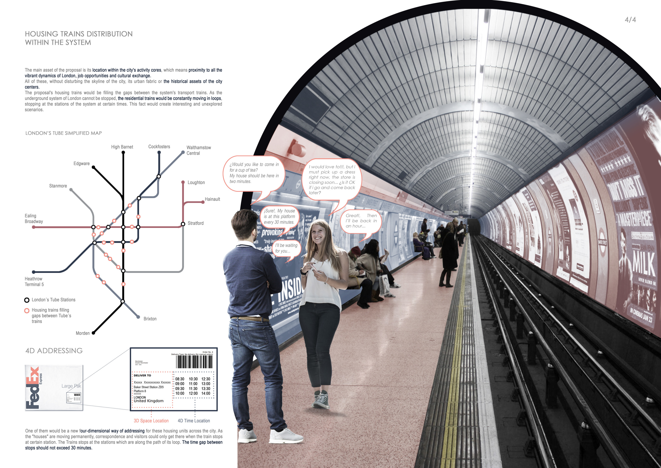 Architecture project // Affordable Living Interwoven with Underground ...