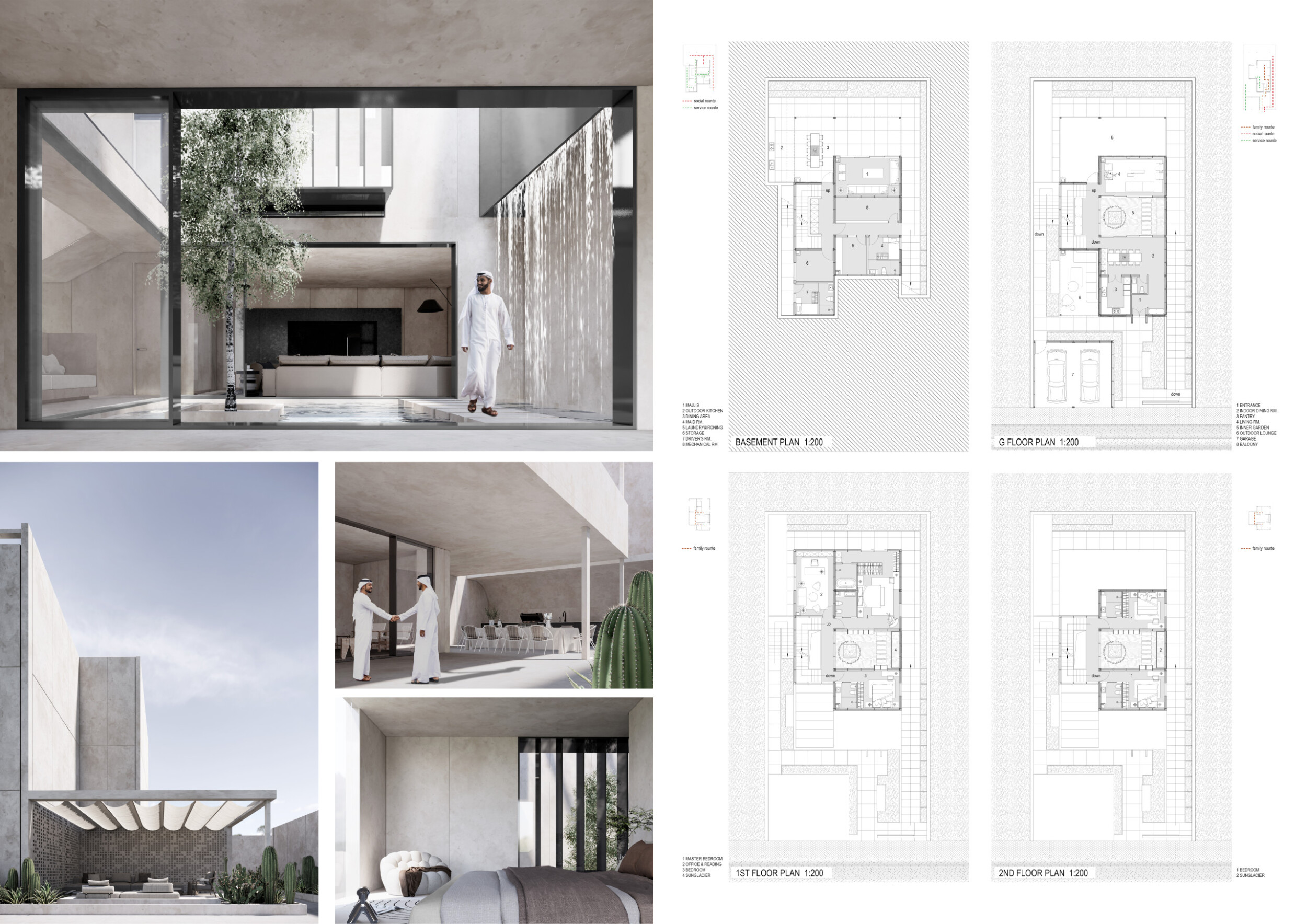 Architecture project // Perforated Screen Walls and Foam Concrete ...