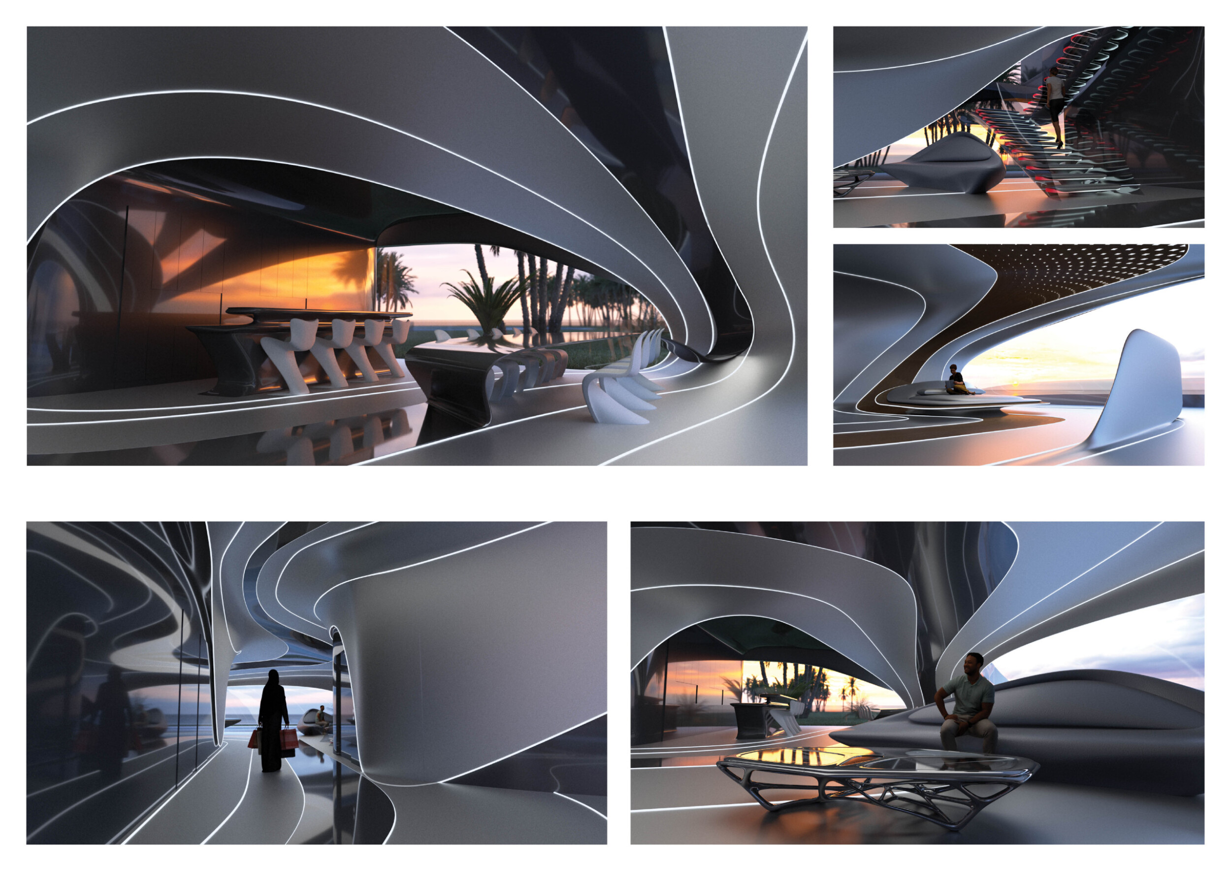 Architecture project // Fluid Form Constructed with Gfrc and Tinted ...