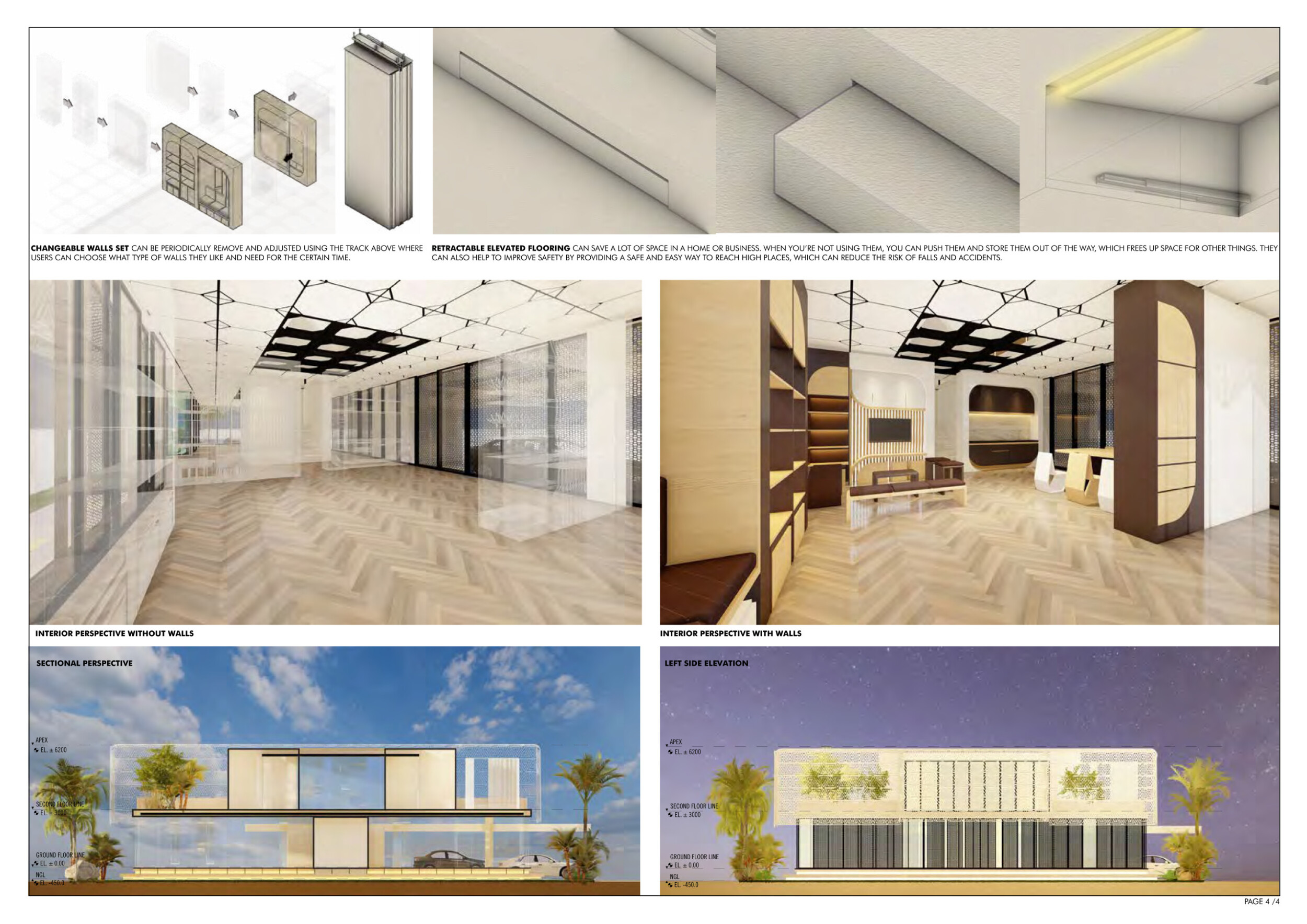 Architecture project // Dynamic Parametric Facade with Movable Walls ...