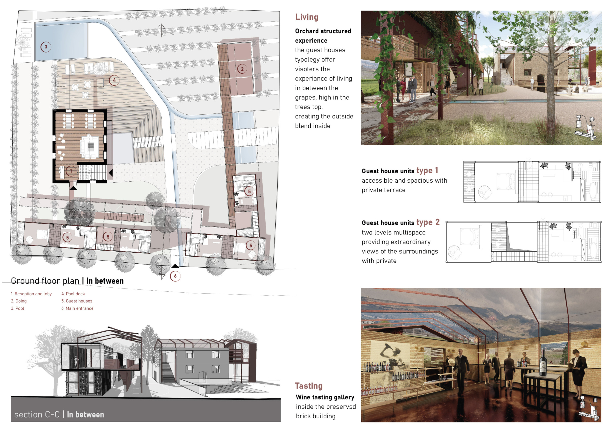 Architecture project // Preserved Brick Structures Framing ...