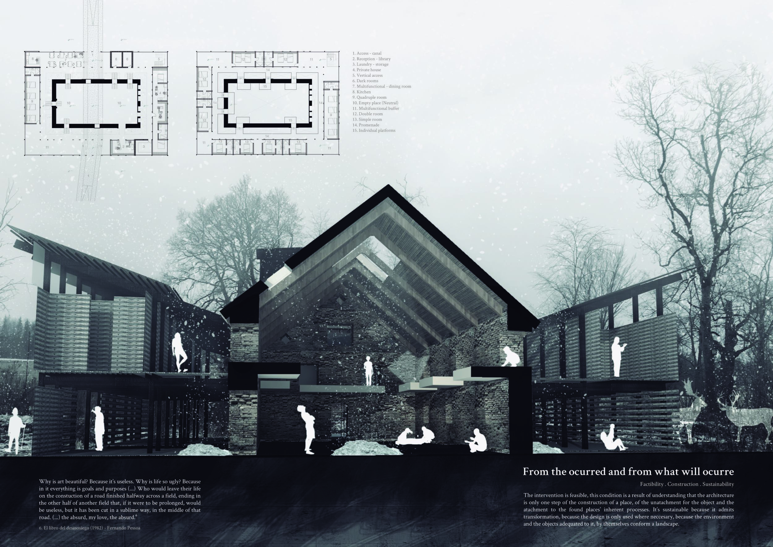 Architecture project // Charred Wood Shingles Create Harmony with ...