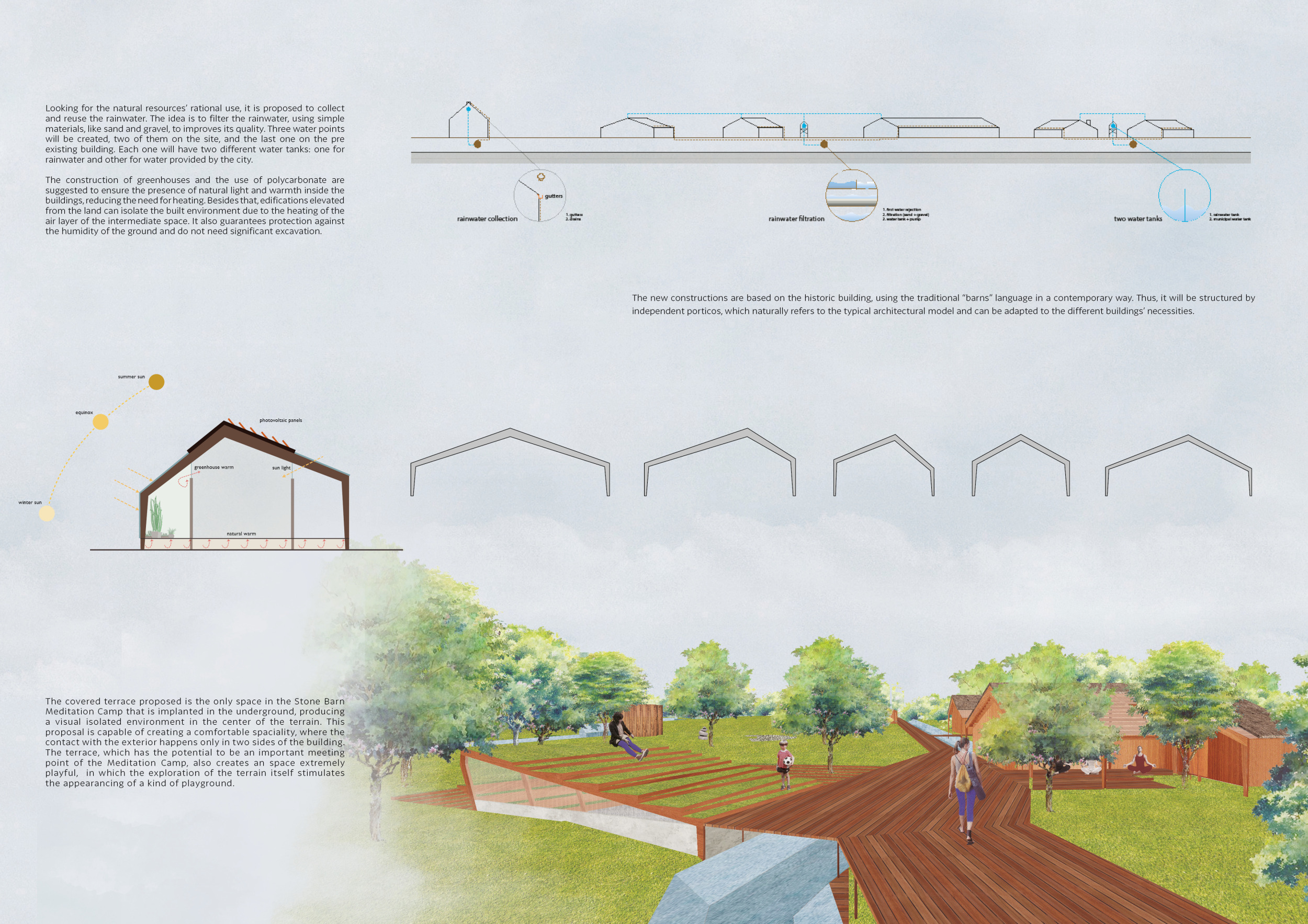 Architecture project // Preserving Heritage with Stone and Wood in a ...