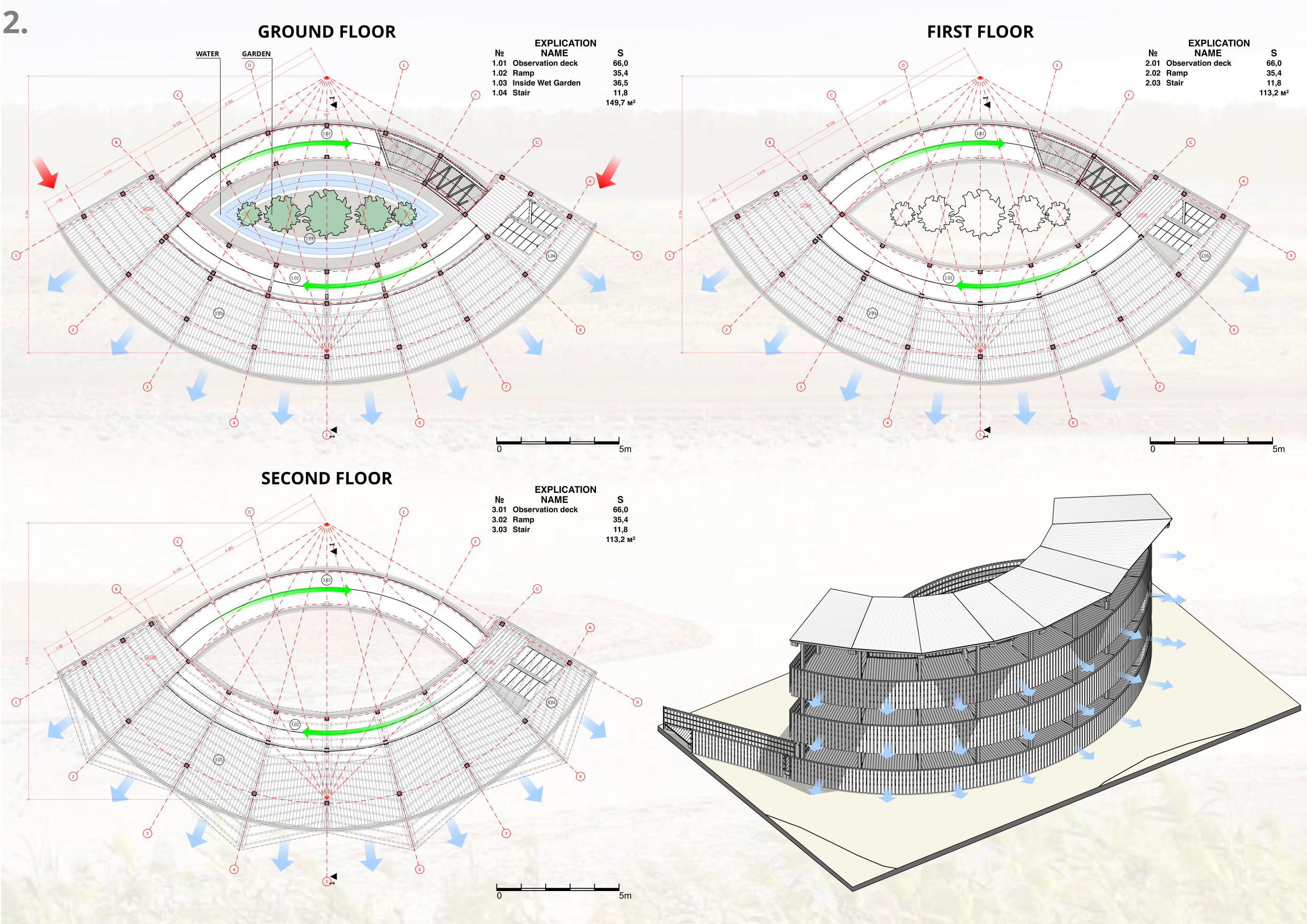 Architecture project // Reed Roof and Wooden Frame Structure for ...