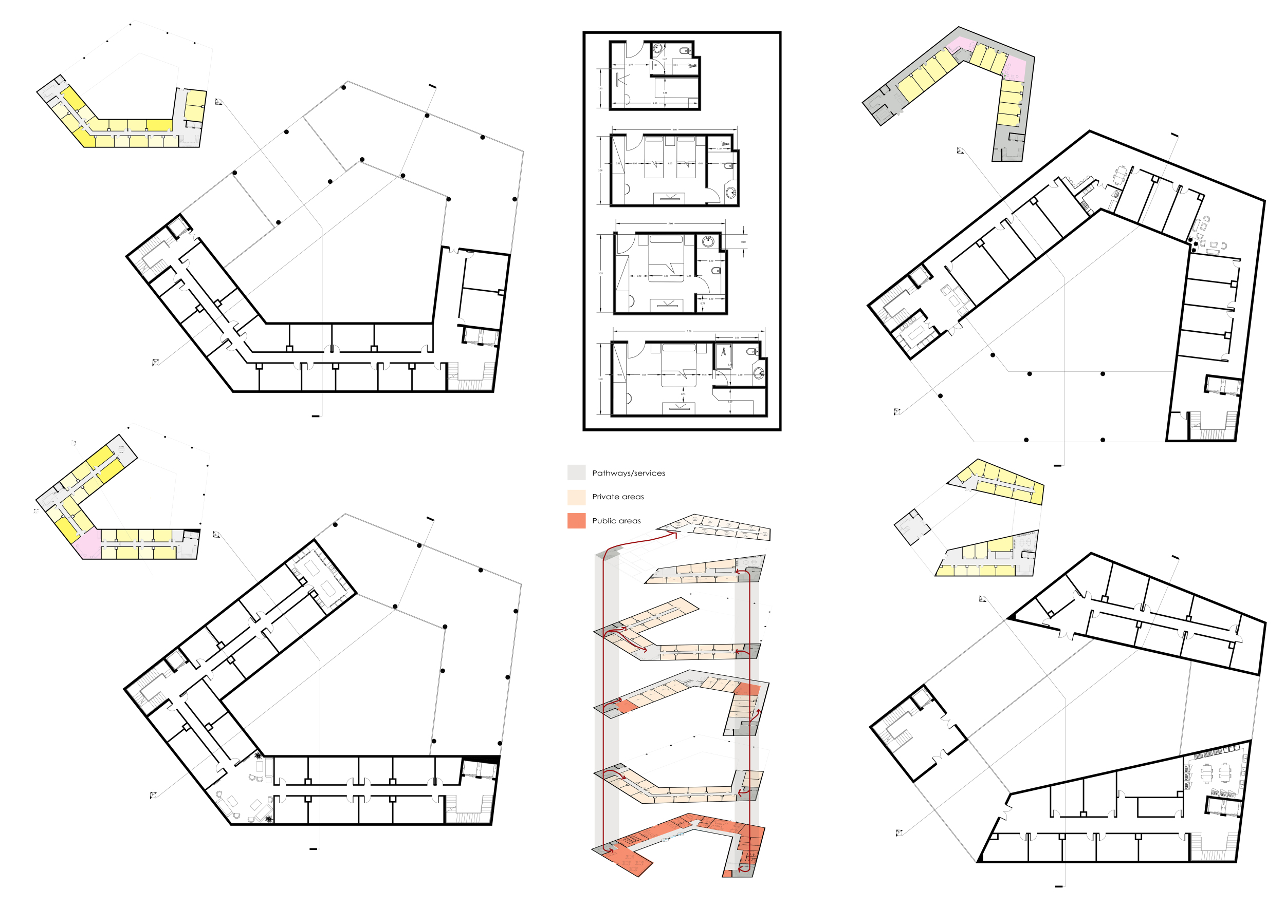 Architecture project // Sensory Spaces with Distinct Geometric Masses ...