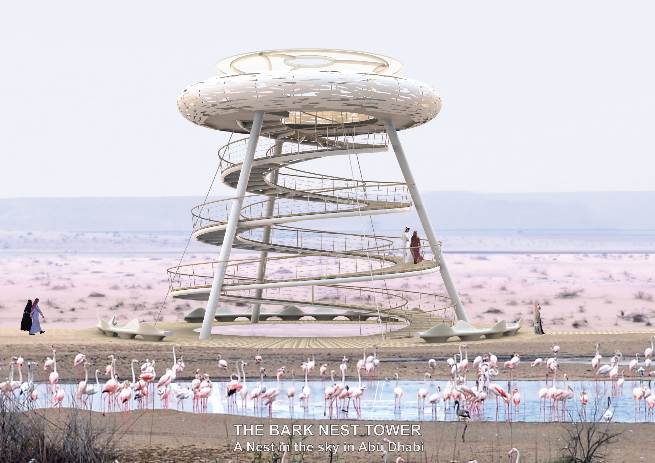 Architecture project // Elevated Observation Point Crafted from ...
