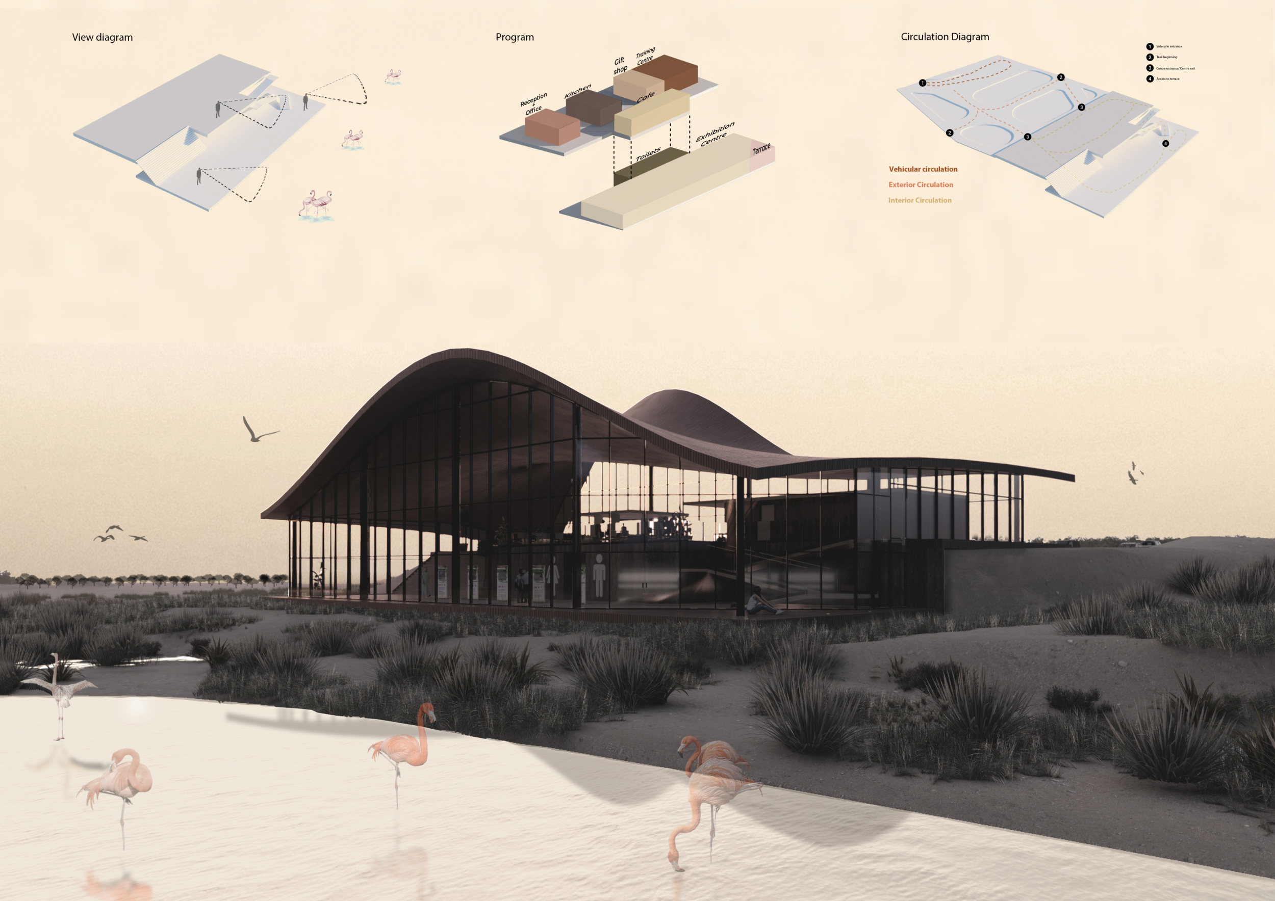 Architecture project // Wooden Harmony in a Desert Landscape ...