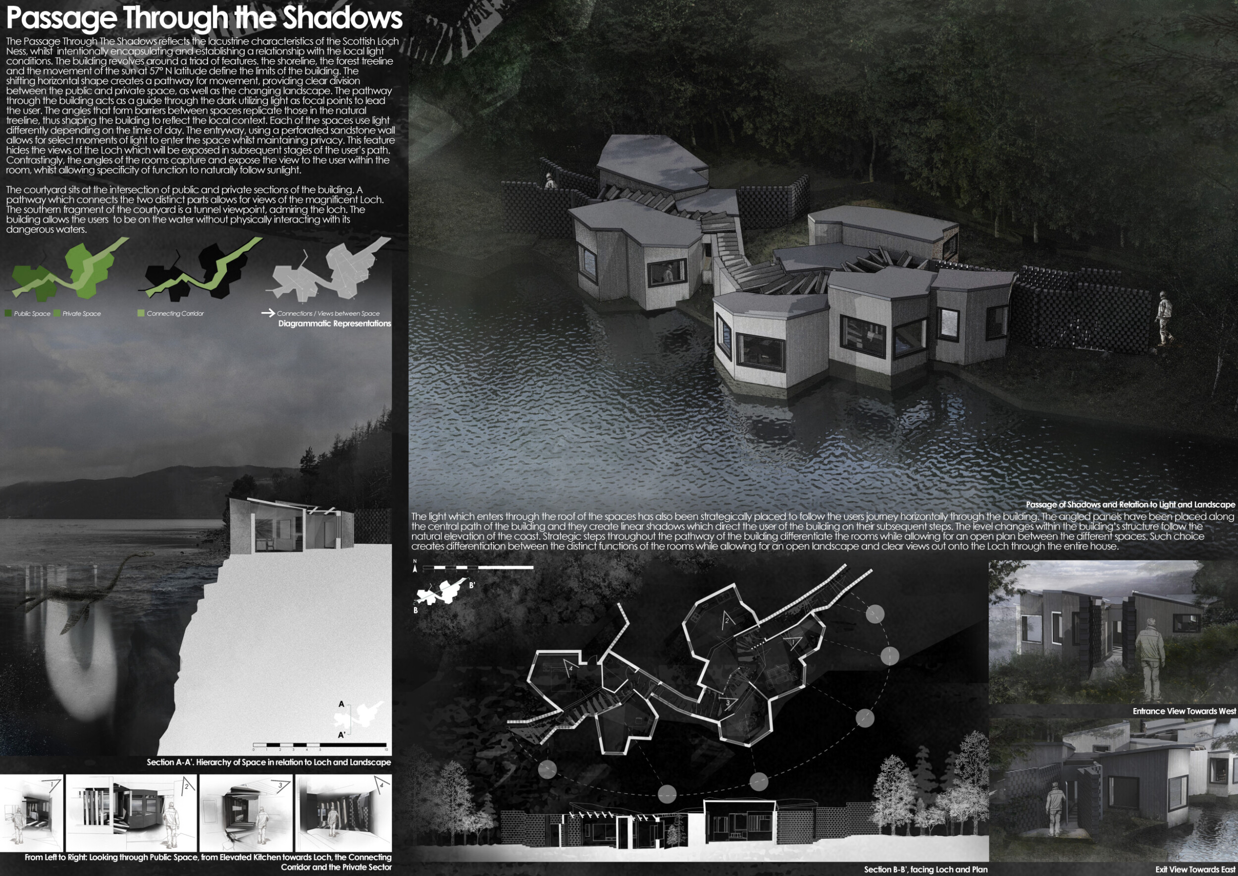 Architecture project // Translucent Glazing and Charred Shingles Blend ...