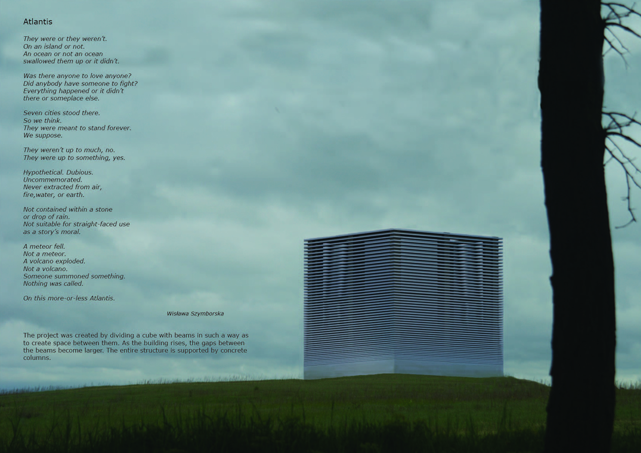 Architecture project // Dynamic Beam Structure Embracing Natural Light ...