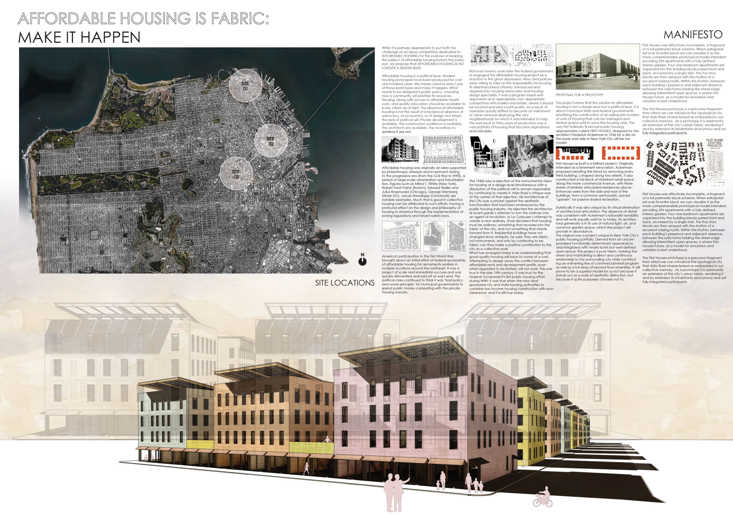 Architecture project // Community Integration Through Perimeter Block ...