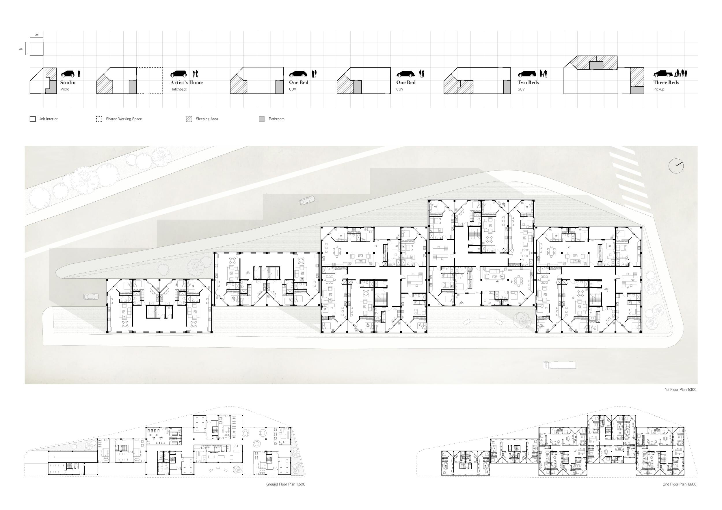 Architecture project // Charred Wooden Shingles and Mass Timber ...