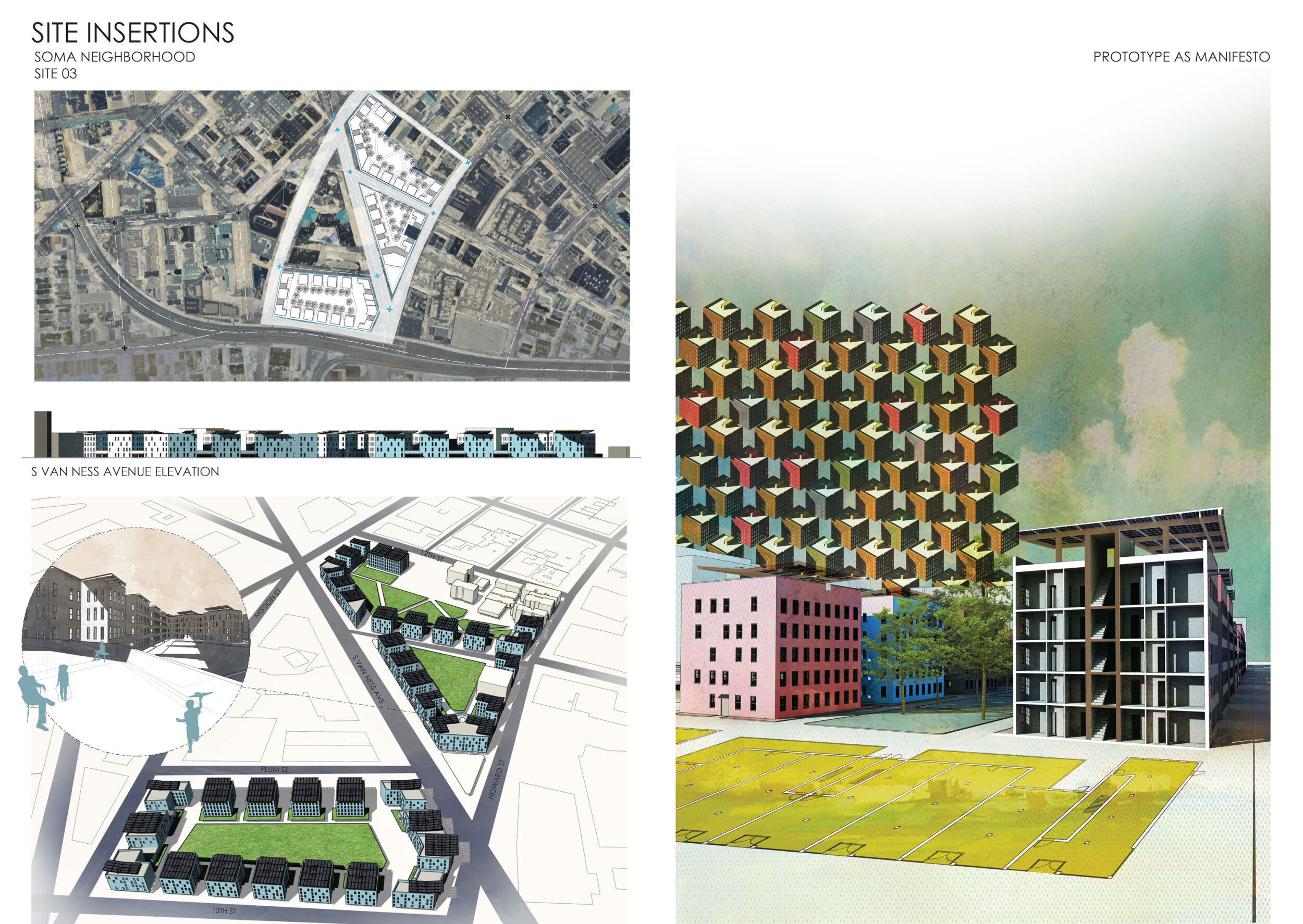 Architecture projects - perimeter block // Buildner